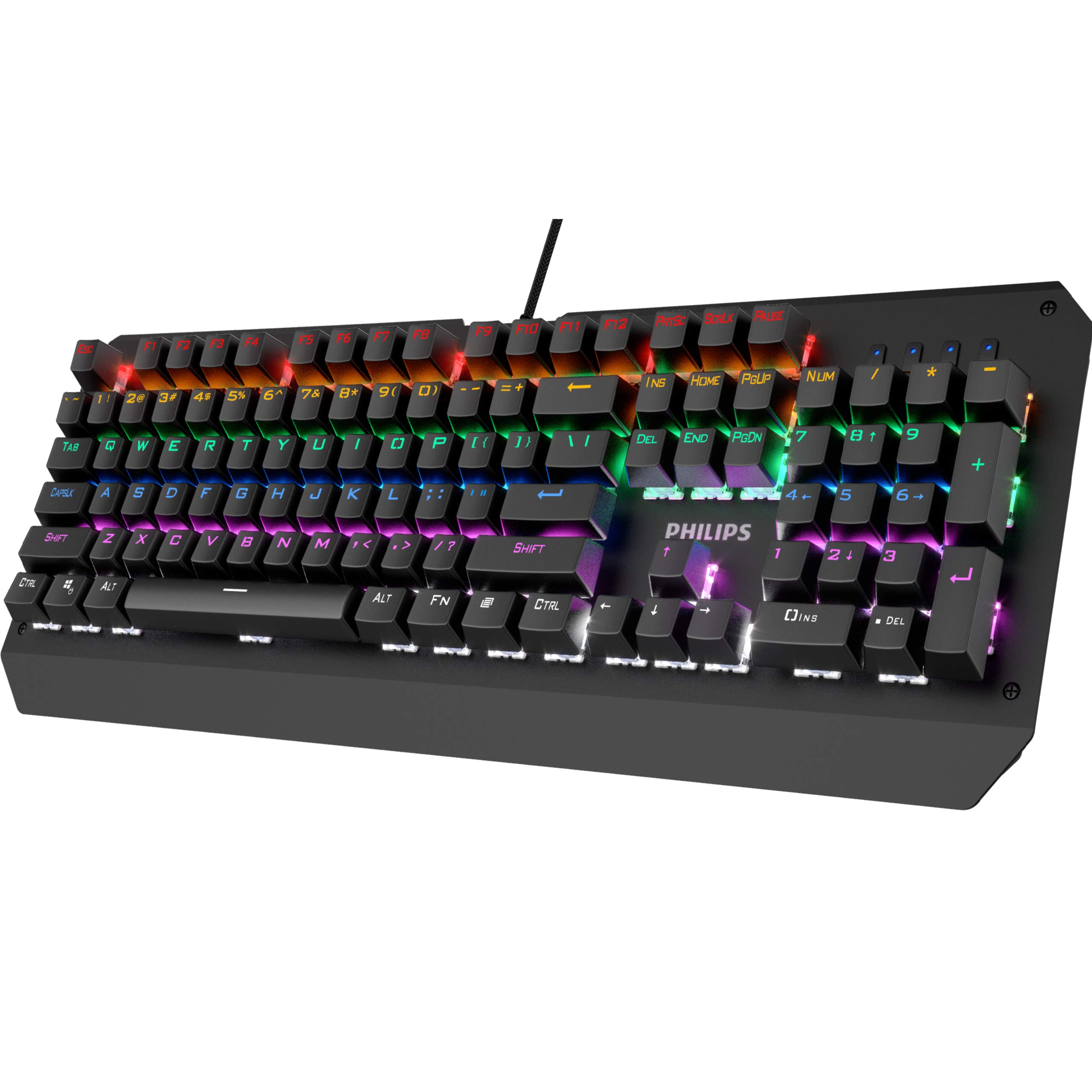 Buy Philip RGB LED Backlit Mechanical Gaming Keyboard with Anti ...