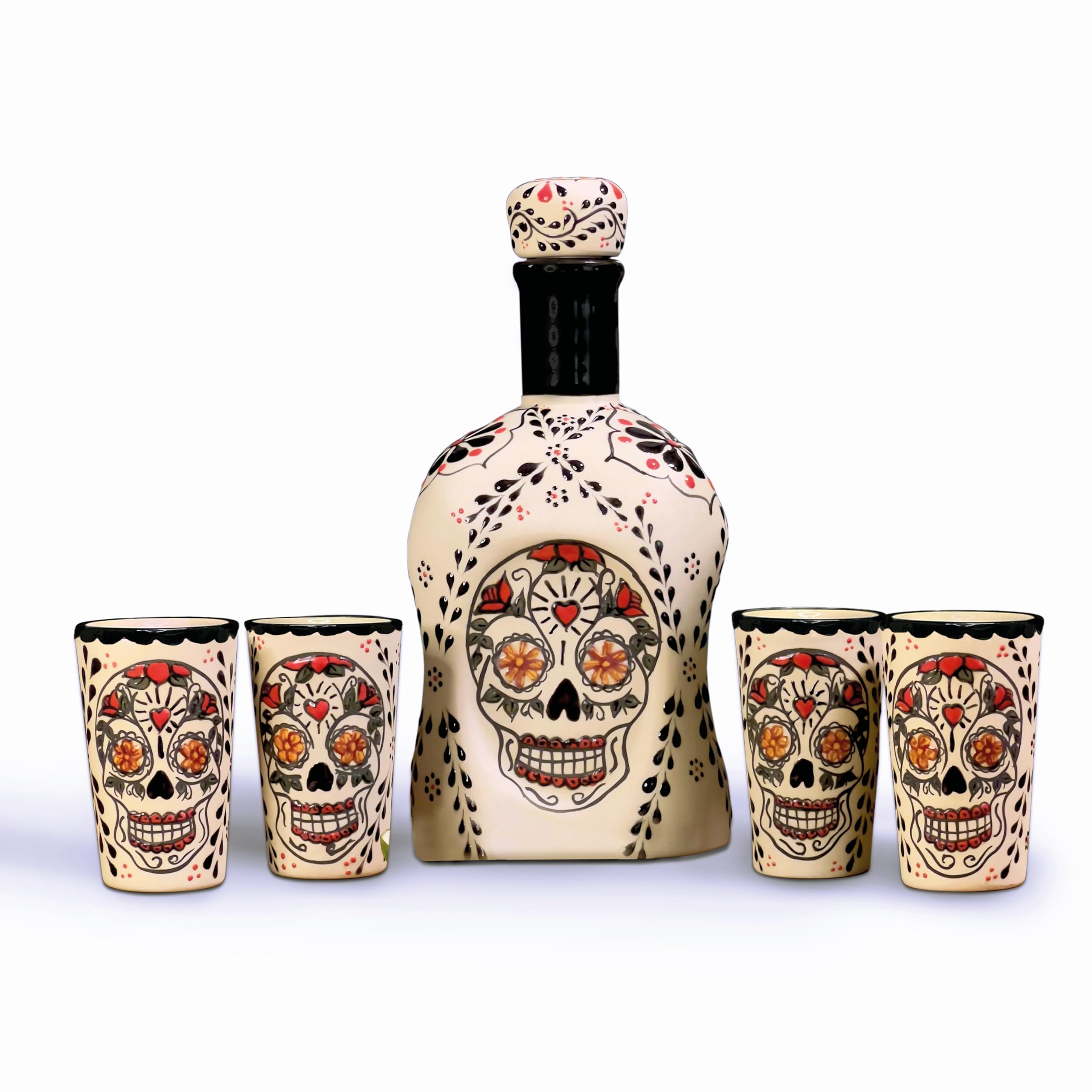 Amazon.com | Tequila Decanter, Handmade Tequila Gift Set includes ...