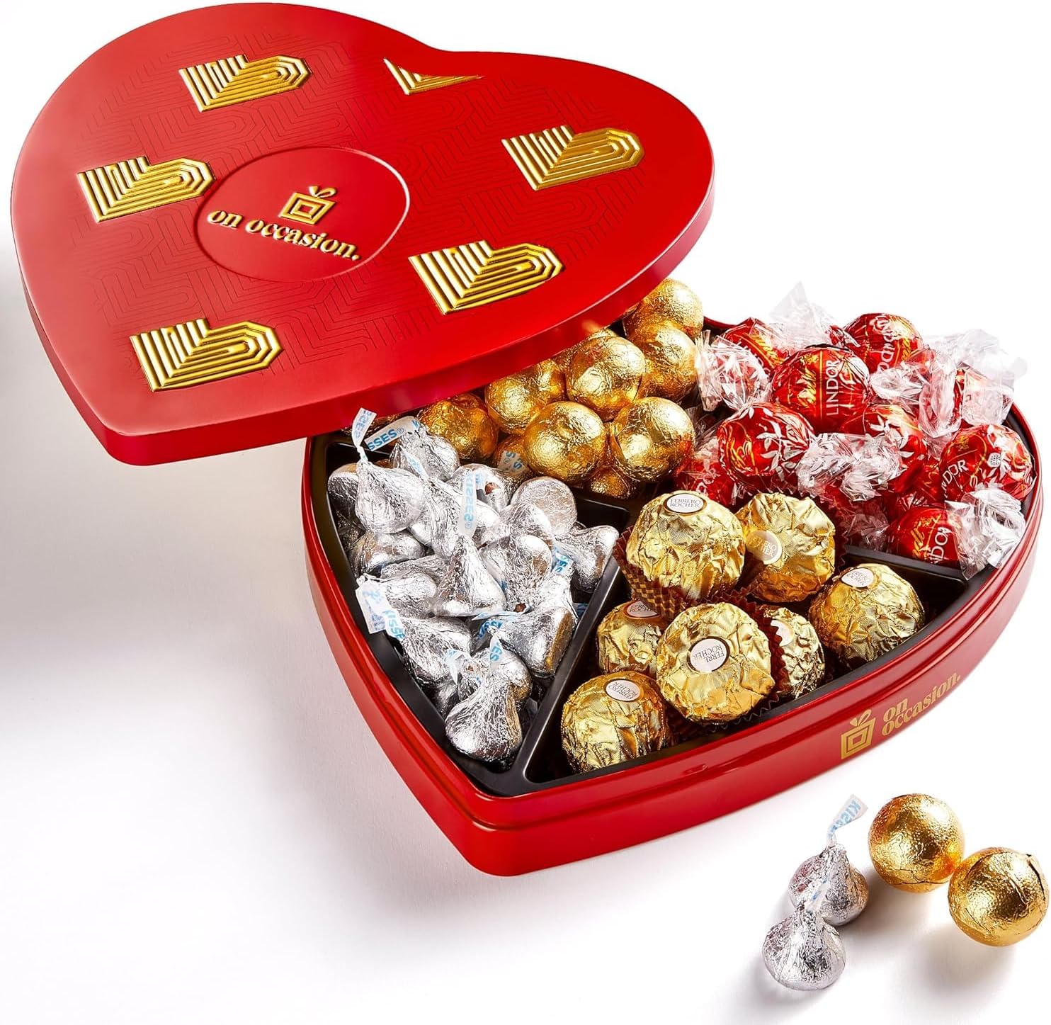 Amazon.com : Choko La Sweet Love – Premium Heart-Shaped Dark Chocolate ...