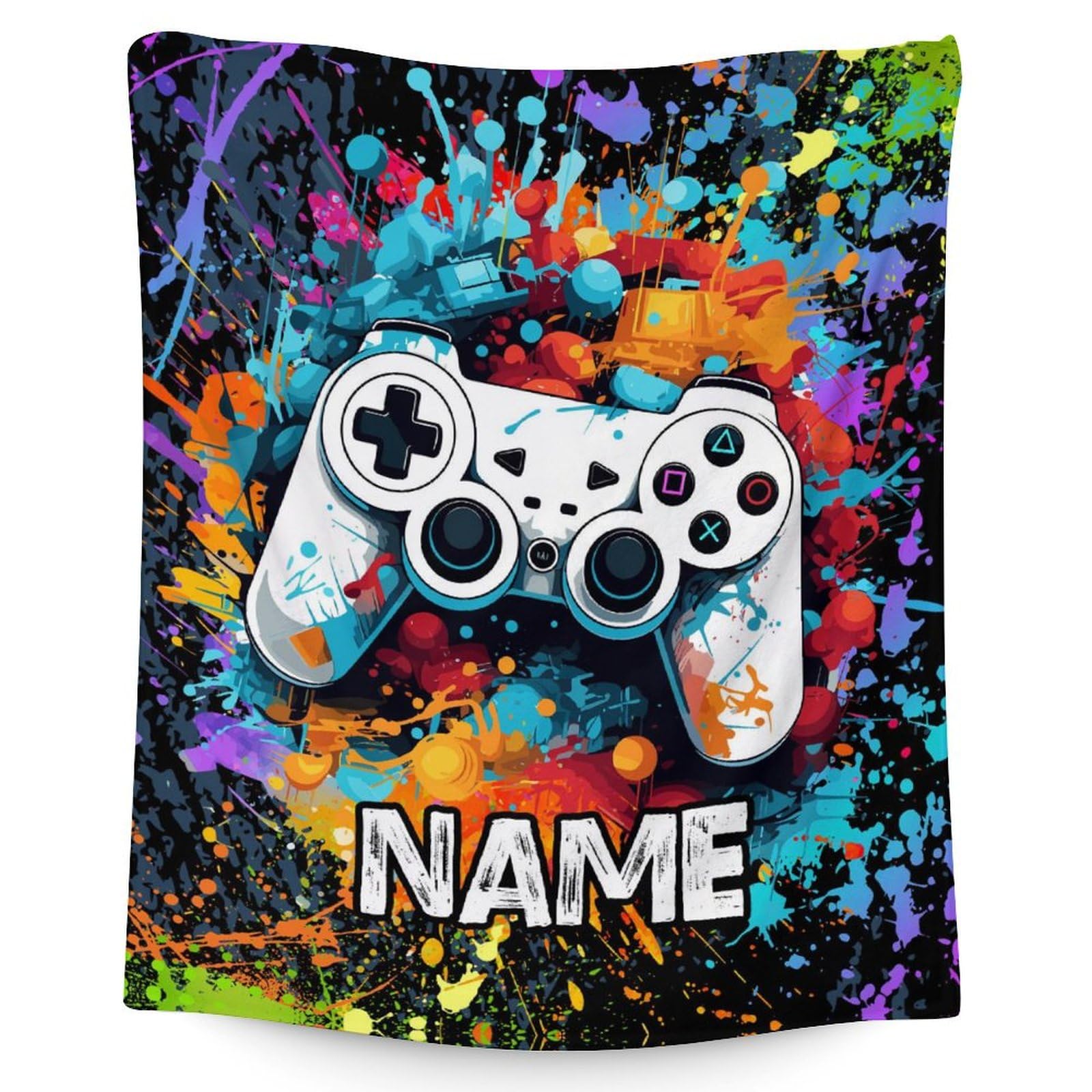 Amazon.com: Custom Boys Gaming Blanket, 40x50 Inches Cool Gamer Throw ...