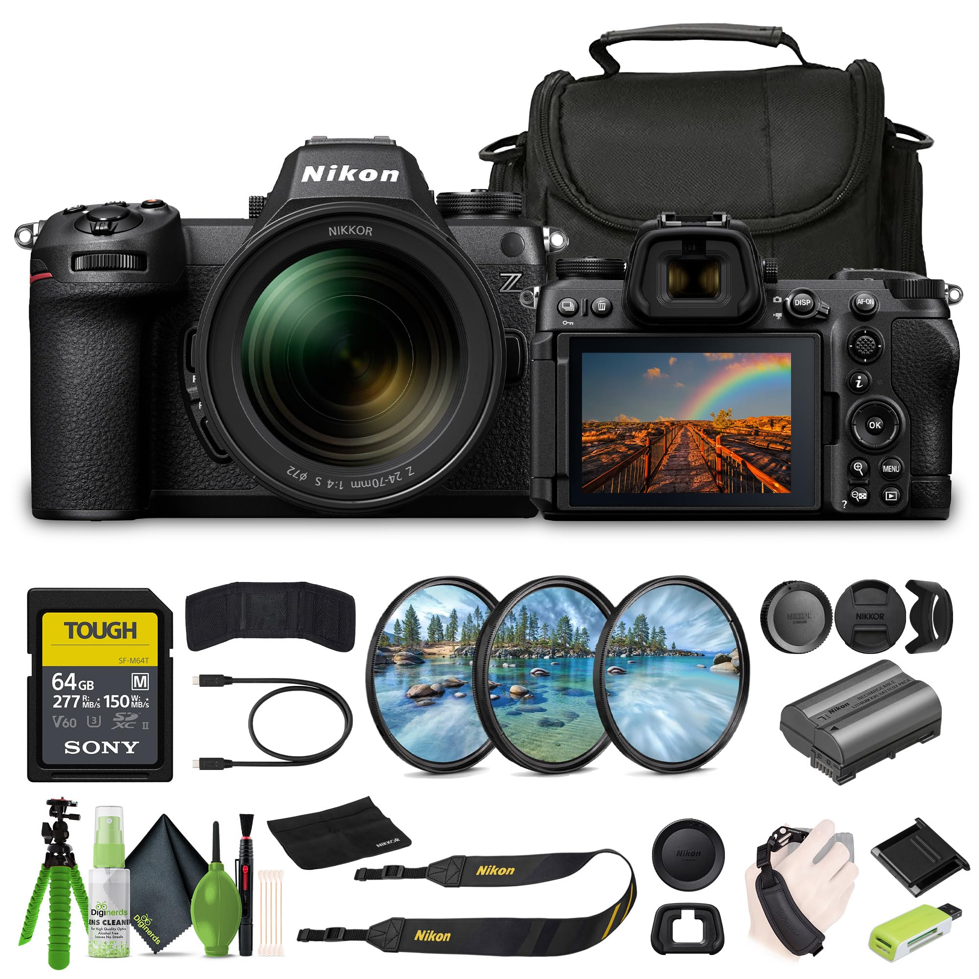 Amazon.com : Nikon Z6III FX-Format Mirrorless Camera with NIKKOR Z 24 ...