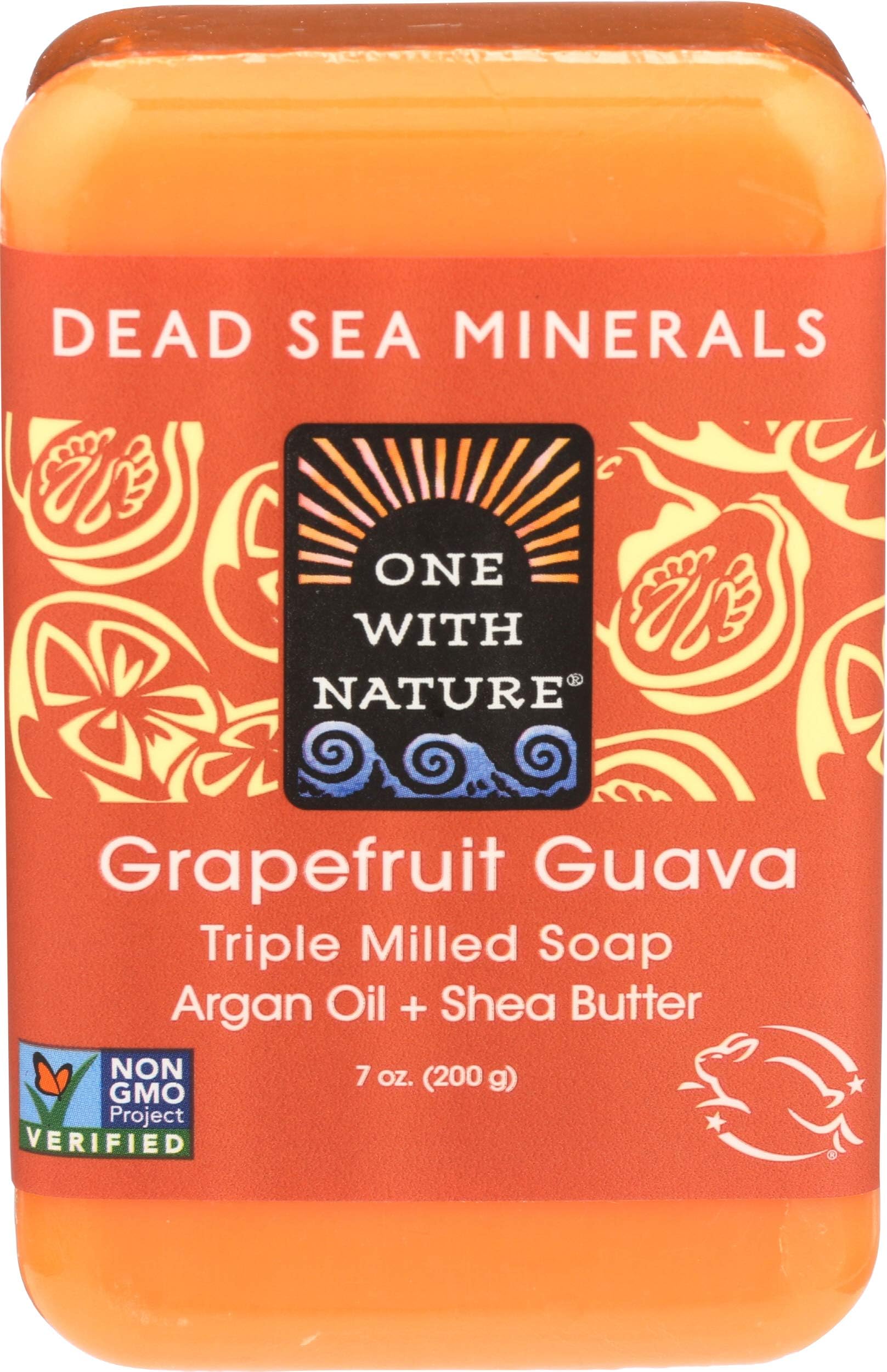 Amazon.com : One With Nature Grapefruit Guava Dead Sea Mineral Soap, 7 ...
