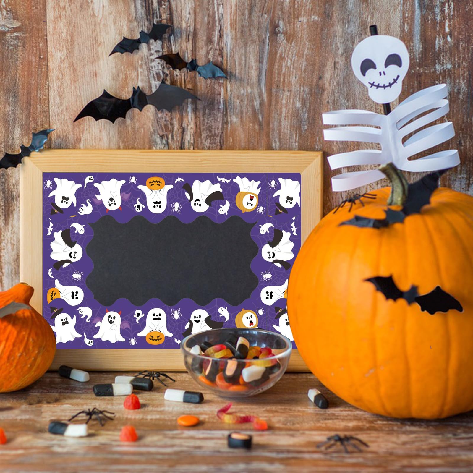 Snapklik.com : 68.9 Feet Halloween Bulletin Board BordersScalloped ...