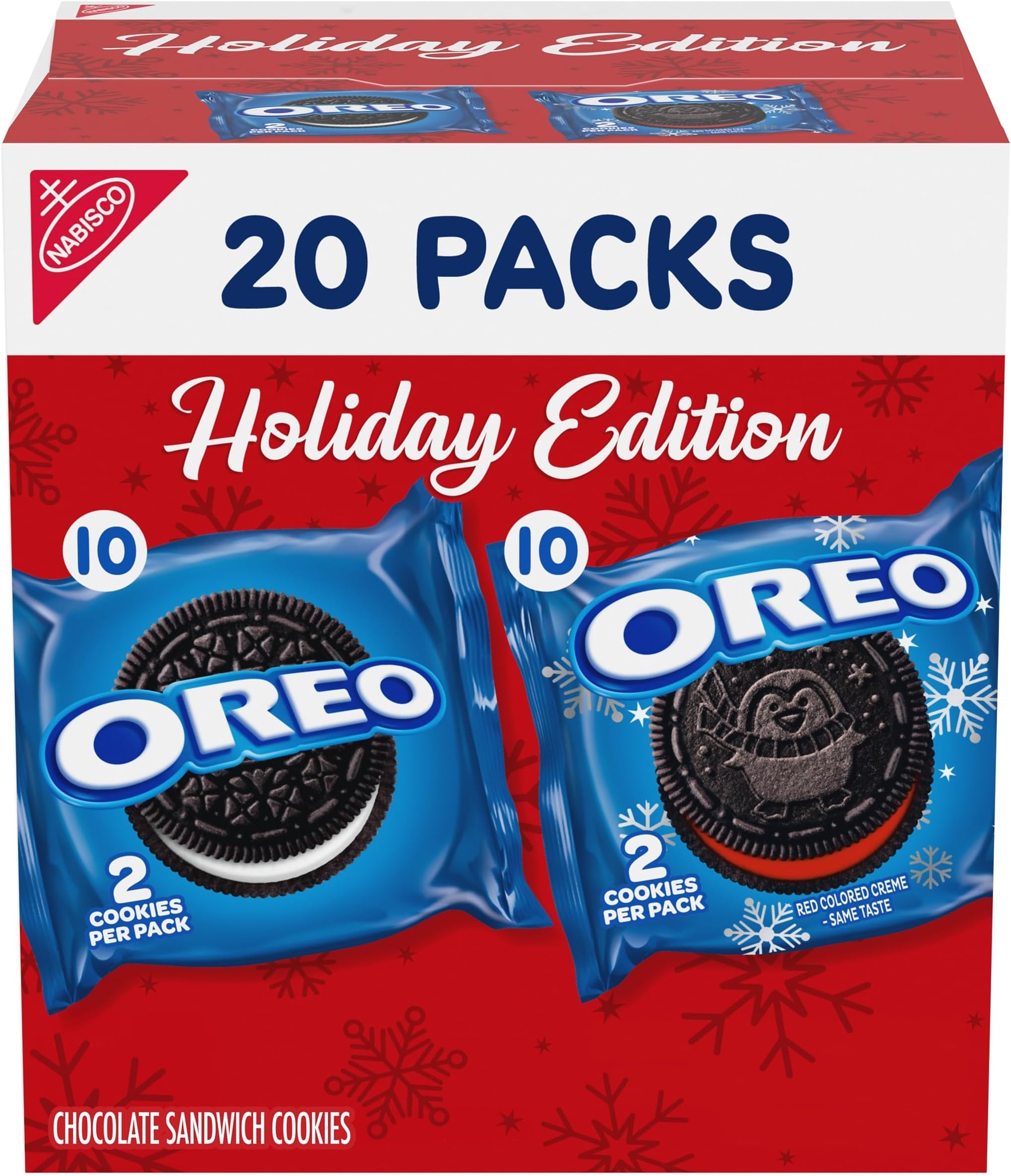 Amazon.com: OREO Red Velvet Sandwich Cookies, Limited Edition, 12.2 oz ...