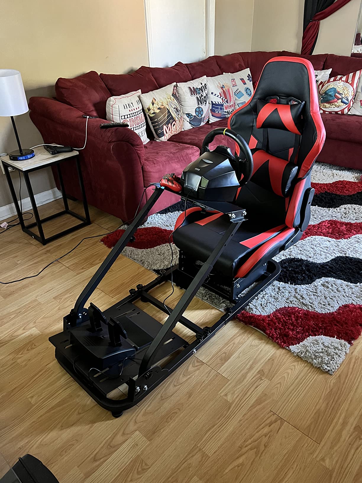$29/mo - Finance Marada Adjustable Racing Simulator Cockpit Frame with ...