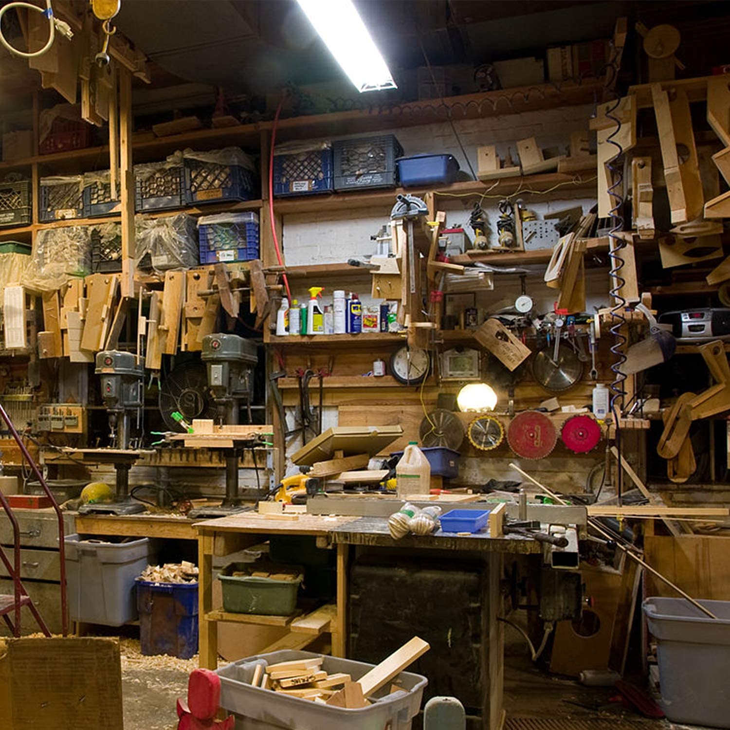 hykolity 4 Pack 4FT LED Shop Light, Linkable Utility Shop Lights, 42W ...