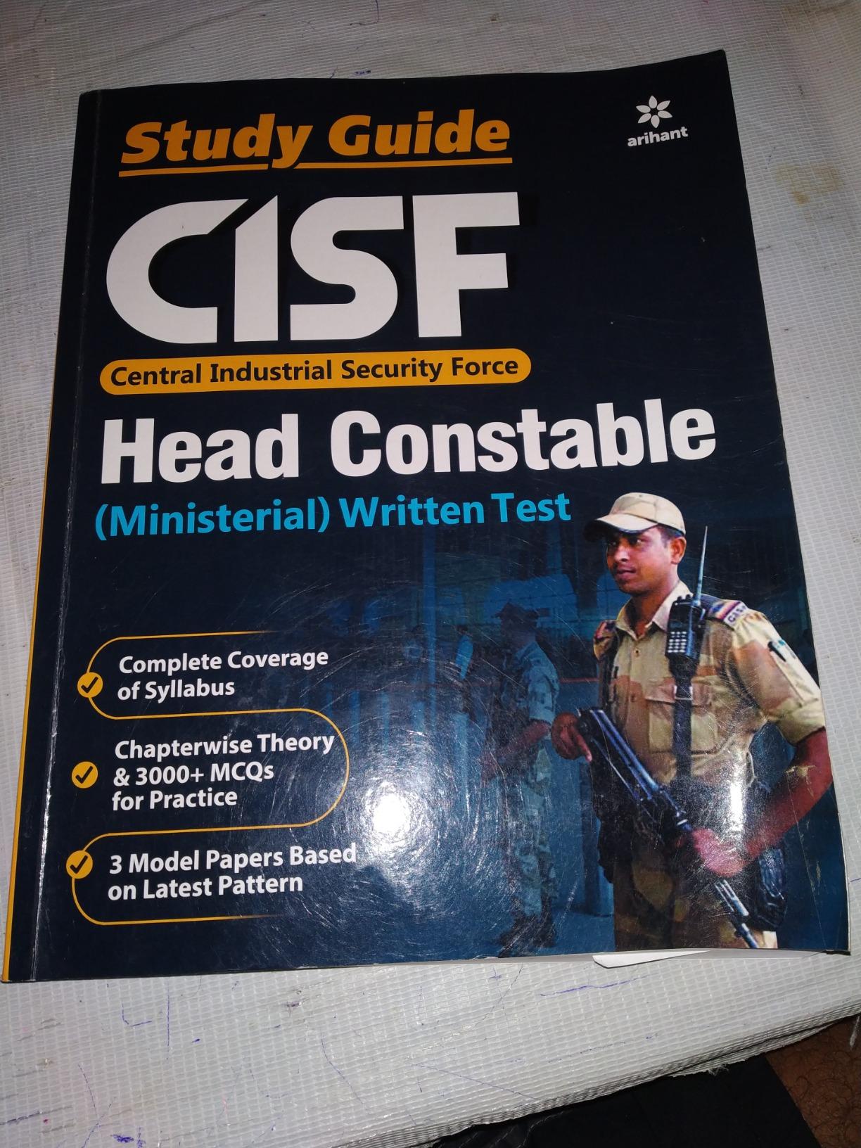 CISF Head Constable Guide 2019 (Old Edition) : Arihant Experts: Amazon ...