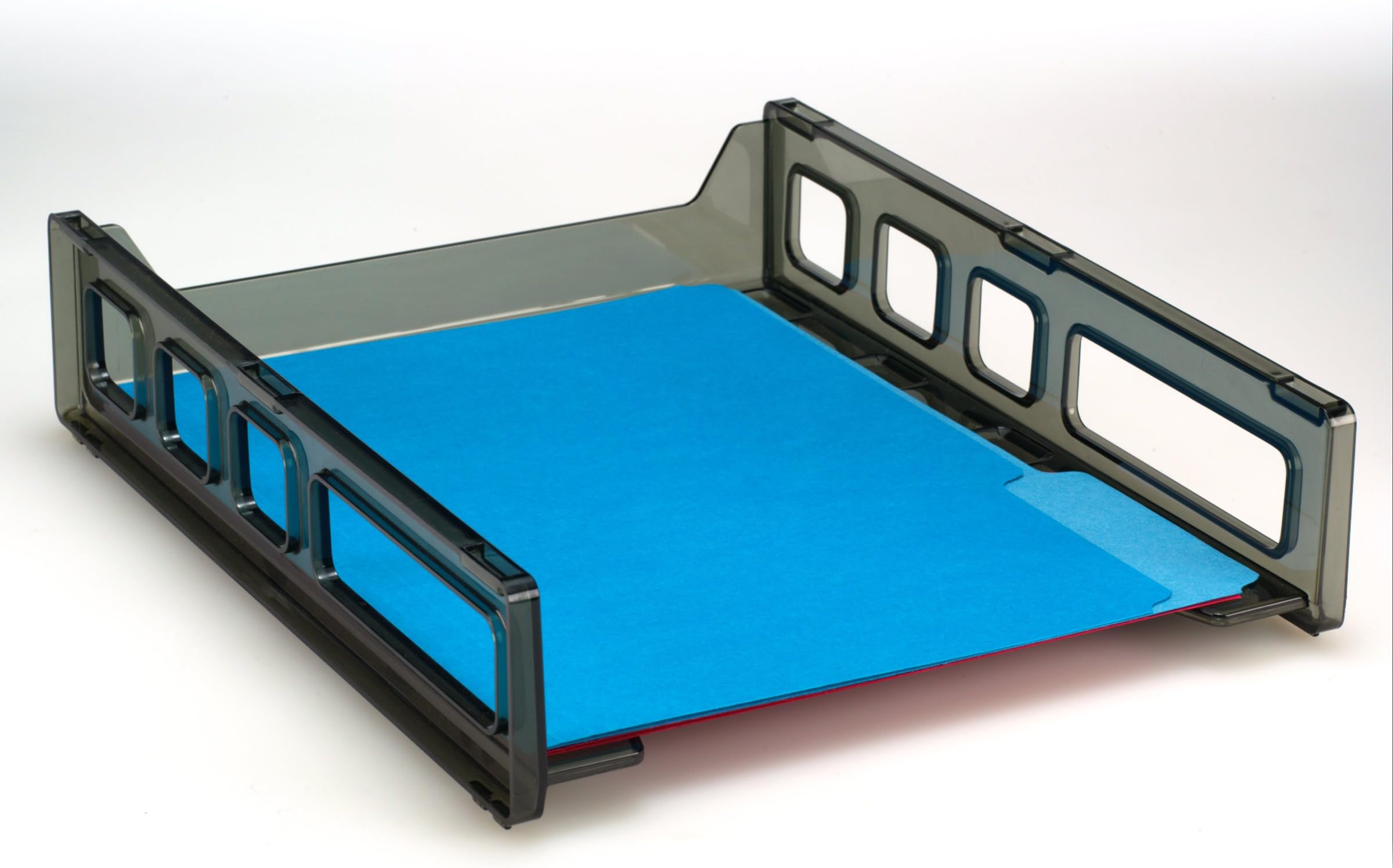 Officemate Stacking Front Load Letter Tray, 10.5 x 12.5 x 2.875 Inches ...