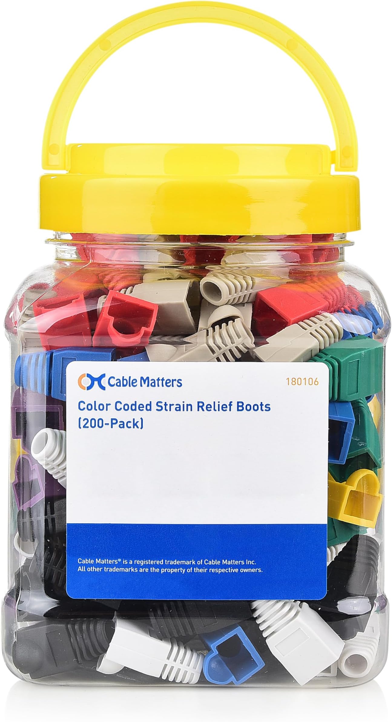 Amazon.com: Cable Matters 100-Pack Pass Through RJ45 Modular Plugs for ...