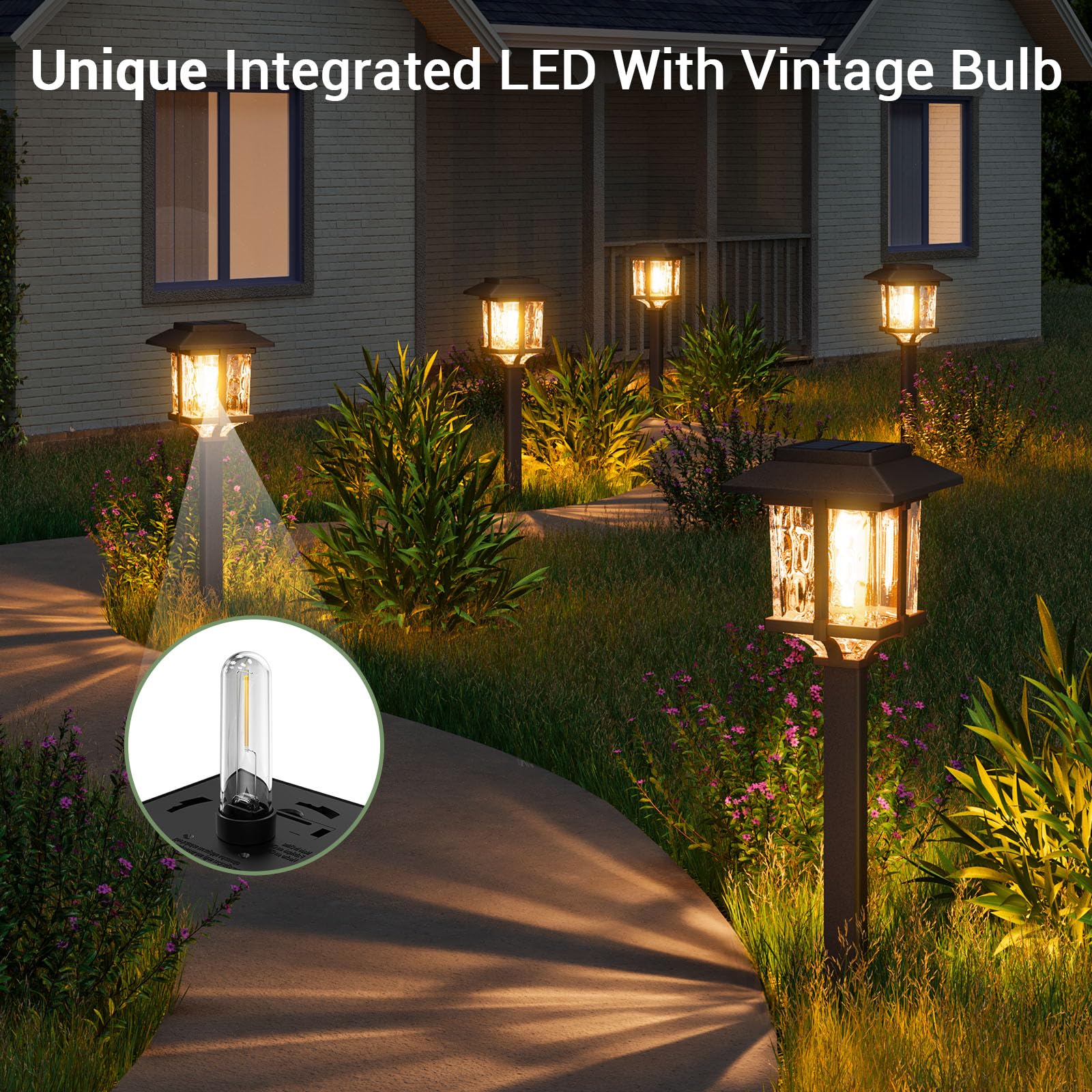 Bronze Solar Led Pathway Outdoor Light 4 Pack Of ALPR09 RGBW Bluetooth
