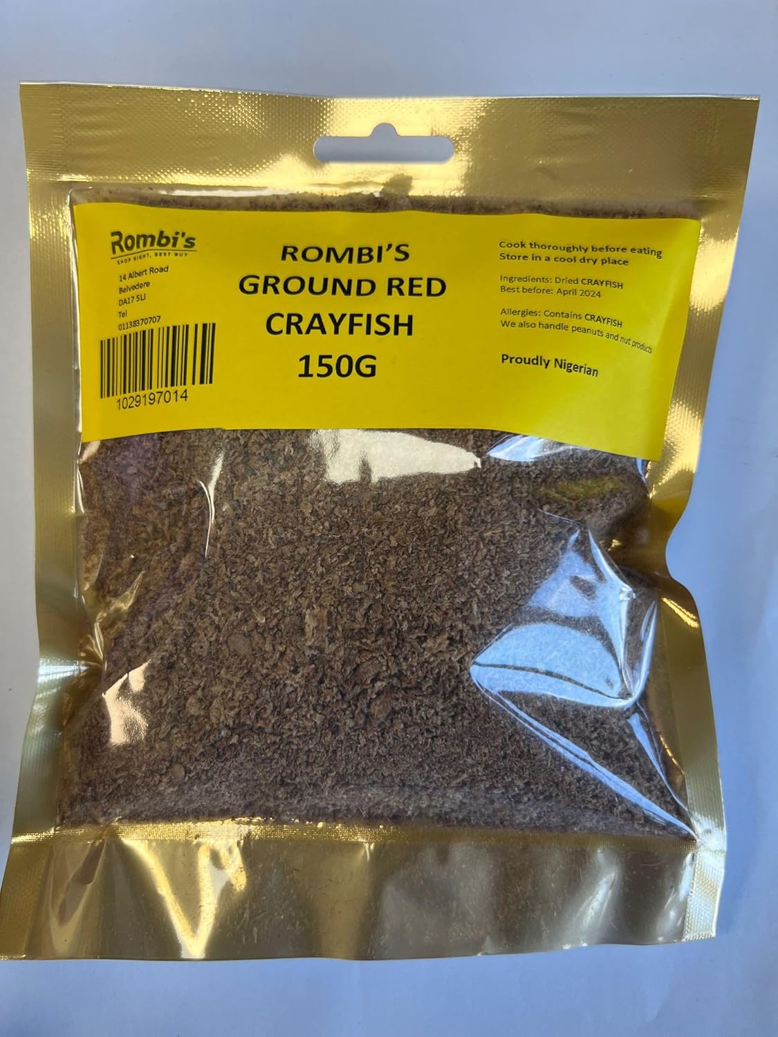 Rombi's Ground Red Crayfish 150g : Amazon.co.uk: Grocery