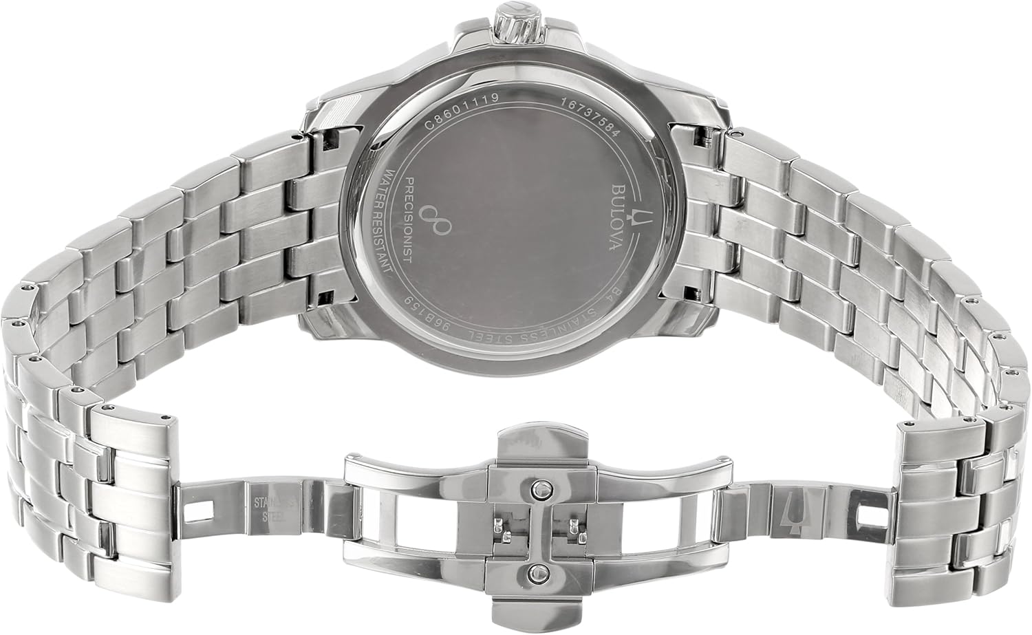 Amazon | ブローバ Bulova Men's 96B159 Precisionist Round Watch [並行輸入品] | 腕 ...