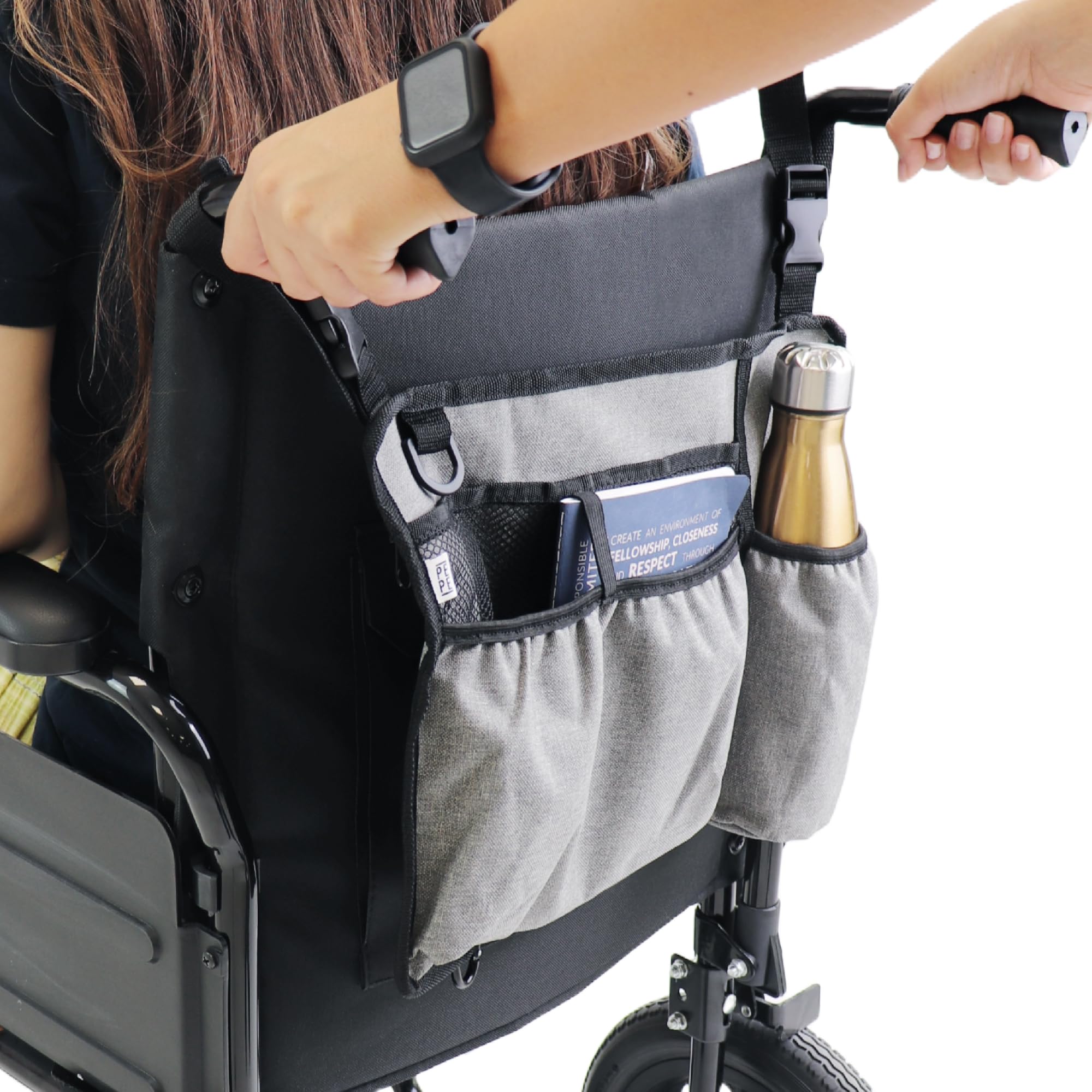 Pepe – Wheelchair Bag, Wheelchair Bags for Back of Chair, Wheelchair ...