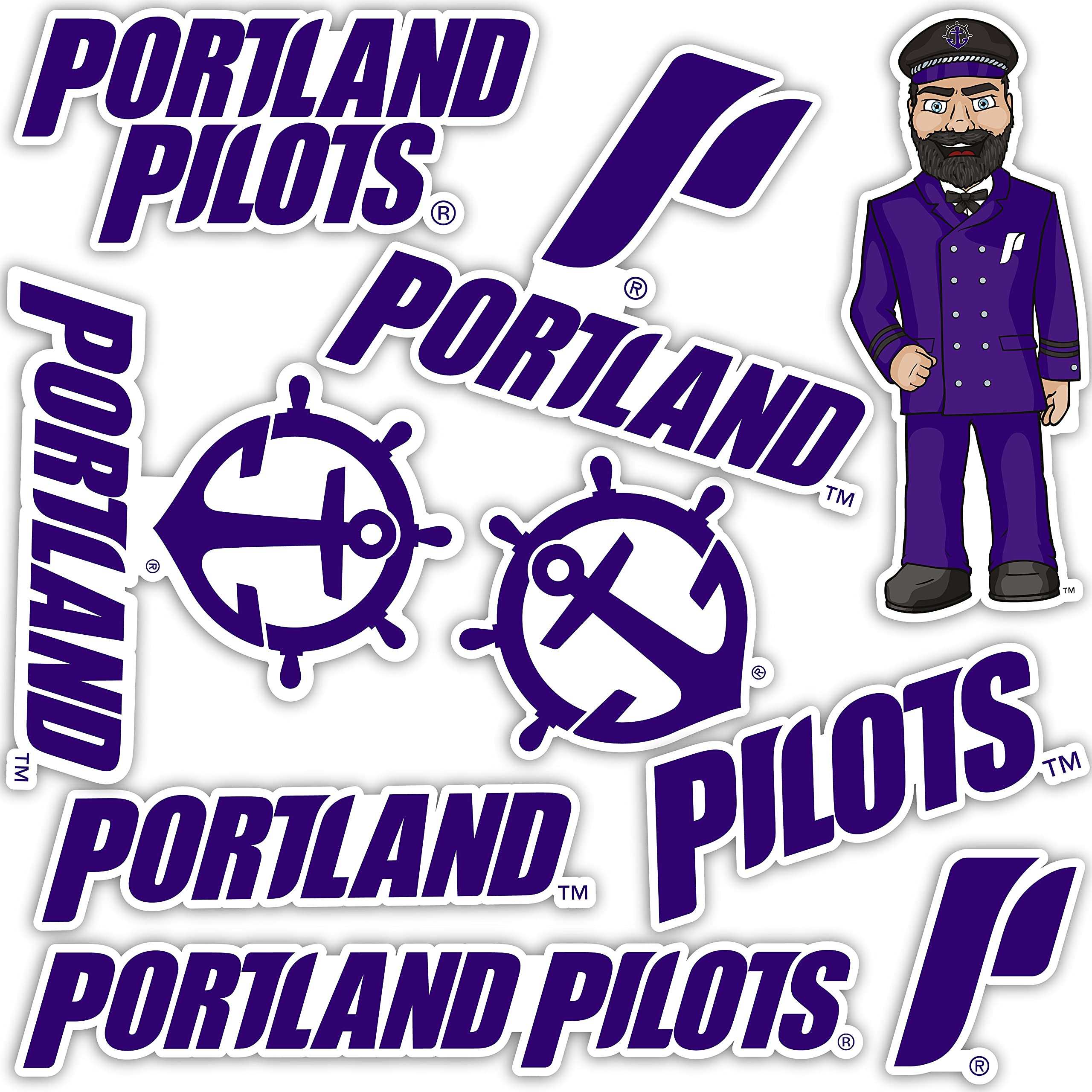 University Of Portland Pilots Logo The University Of Portland Adult