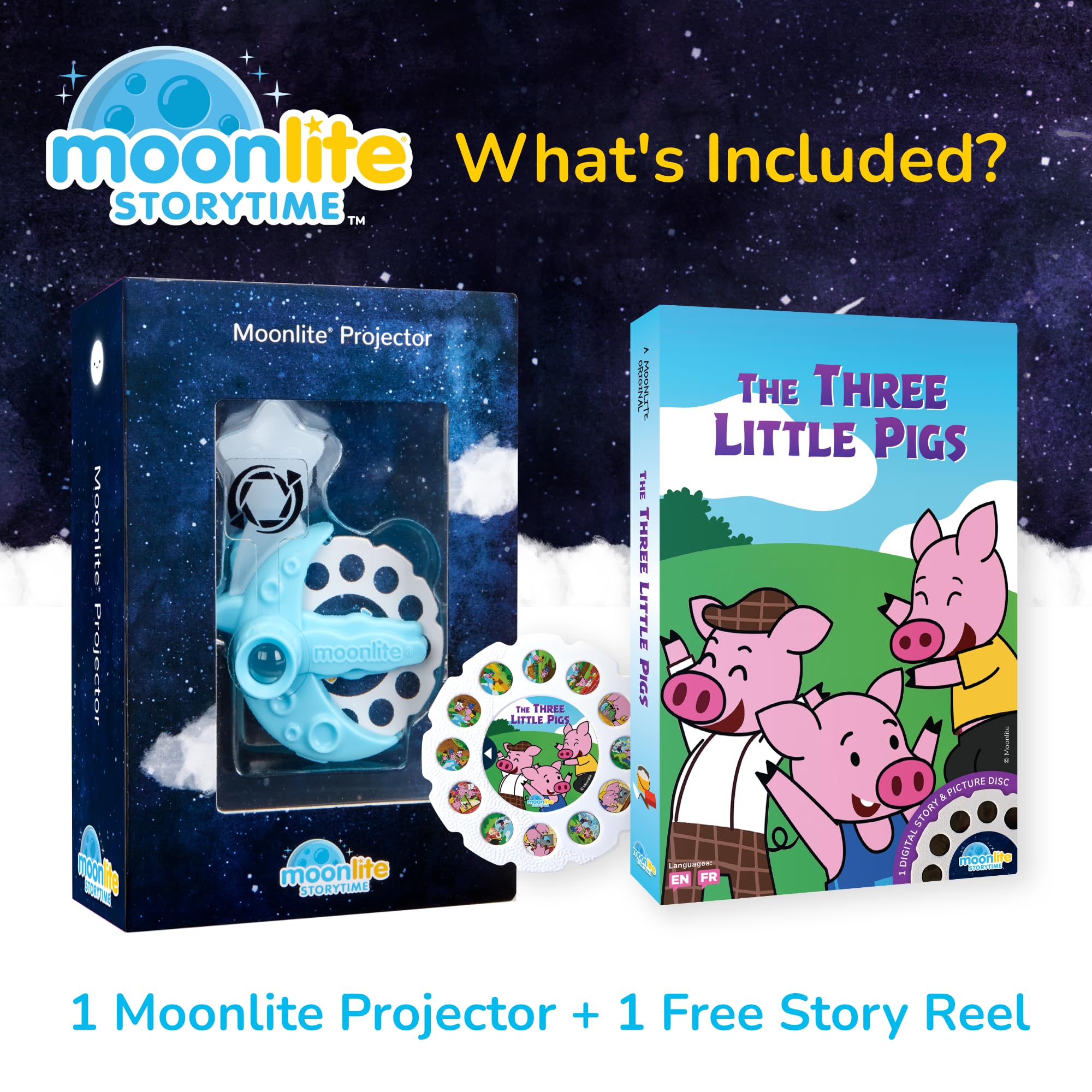 Snapklik.com : Storytime Projector, Magical Bedtime Kids Book Projector ...