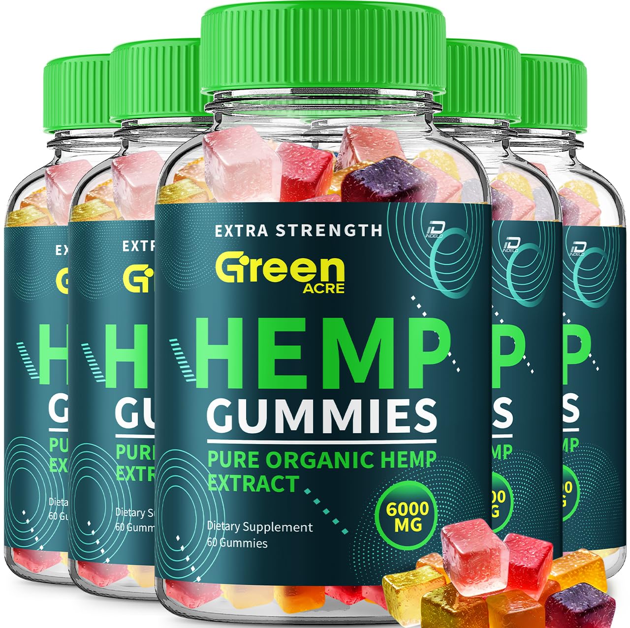 Amazon.com: Green Acre Hemp Gummies - with Hemp Seed Extract Green Acre ...