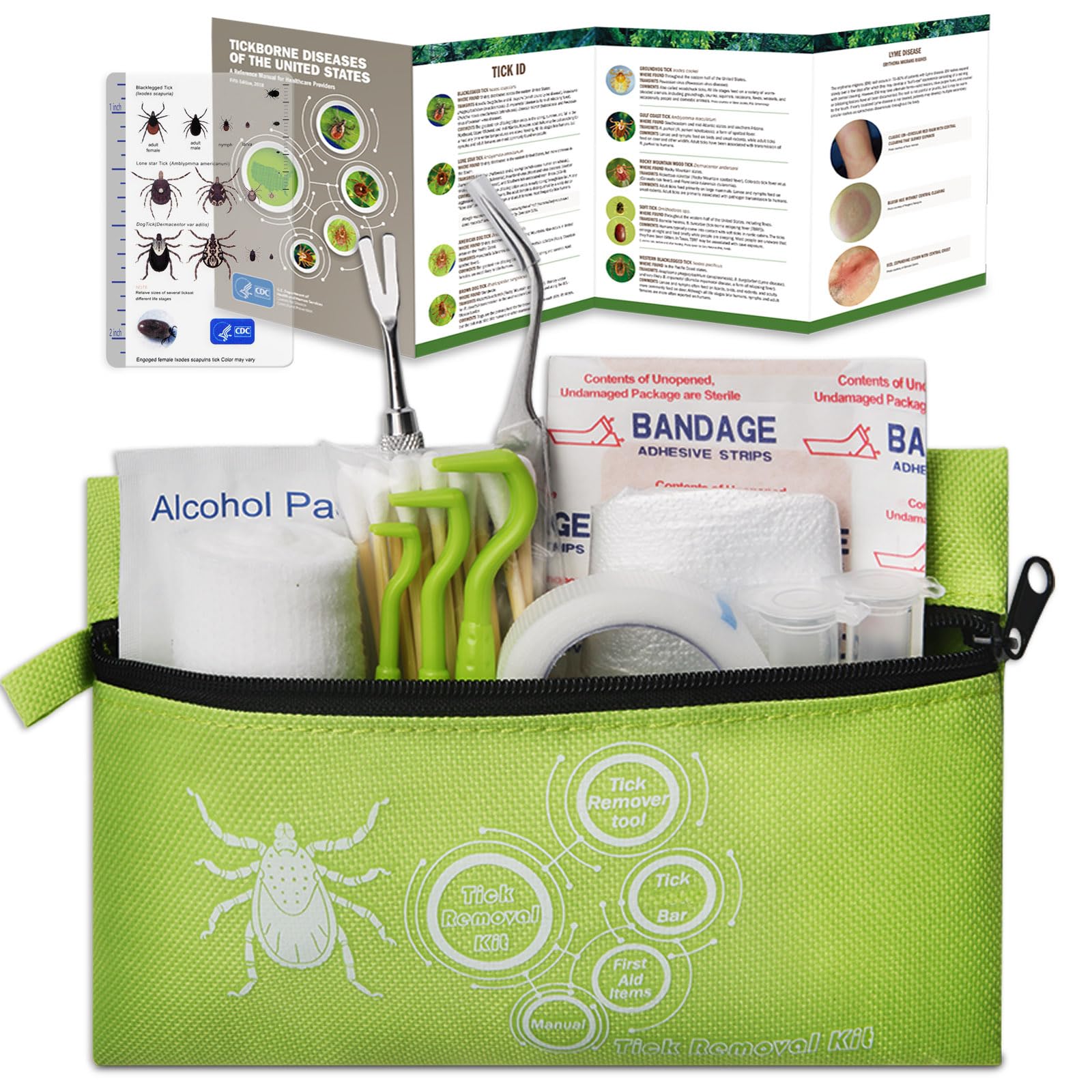 Tick Remover Tool Kit Include Tick Bar Tique Remover, Tick Removal ...