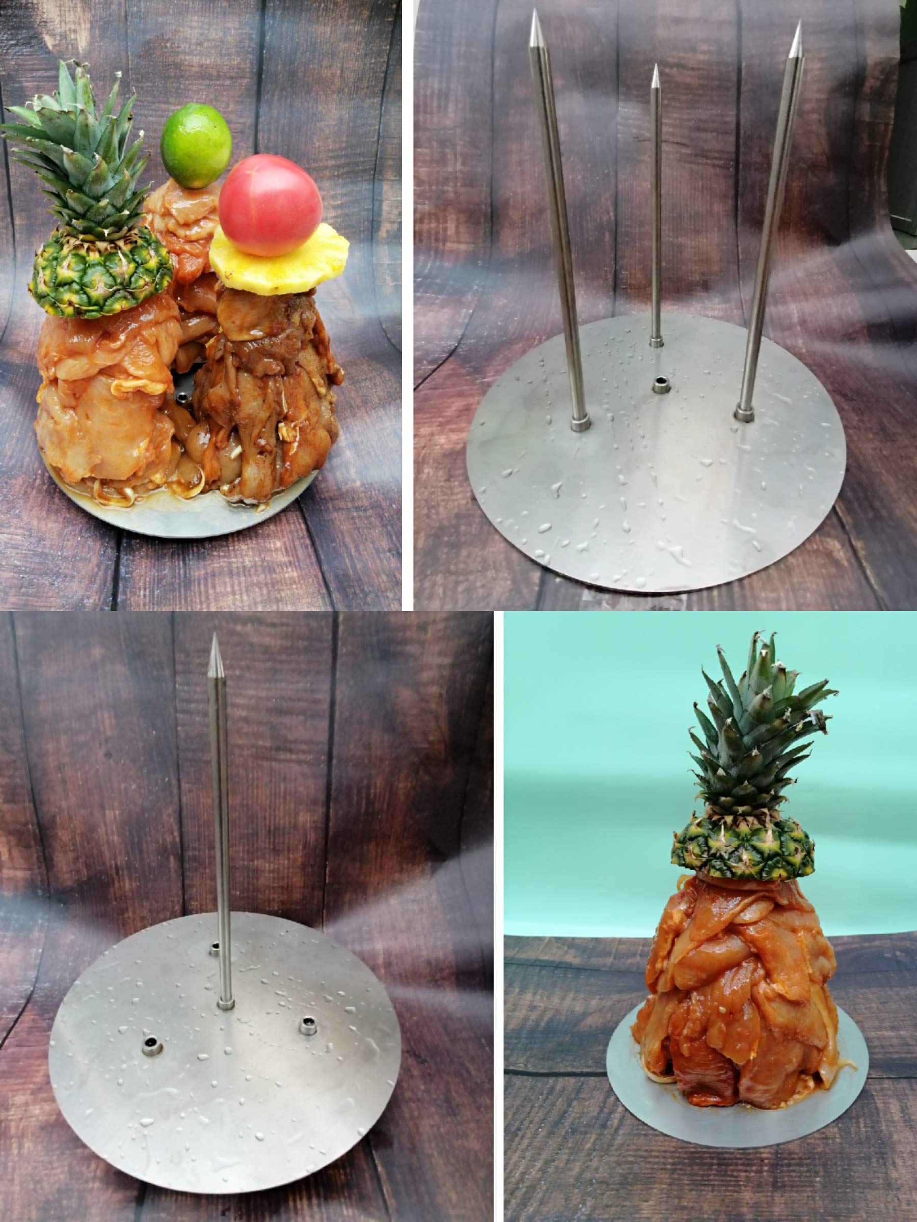 JAYAN Brazilian Barbecue Skewers - Multifunctional al Pastor Skewer ...