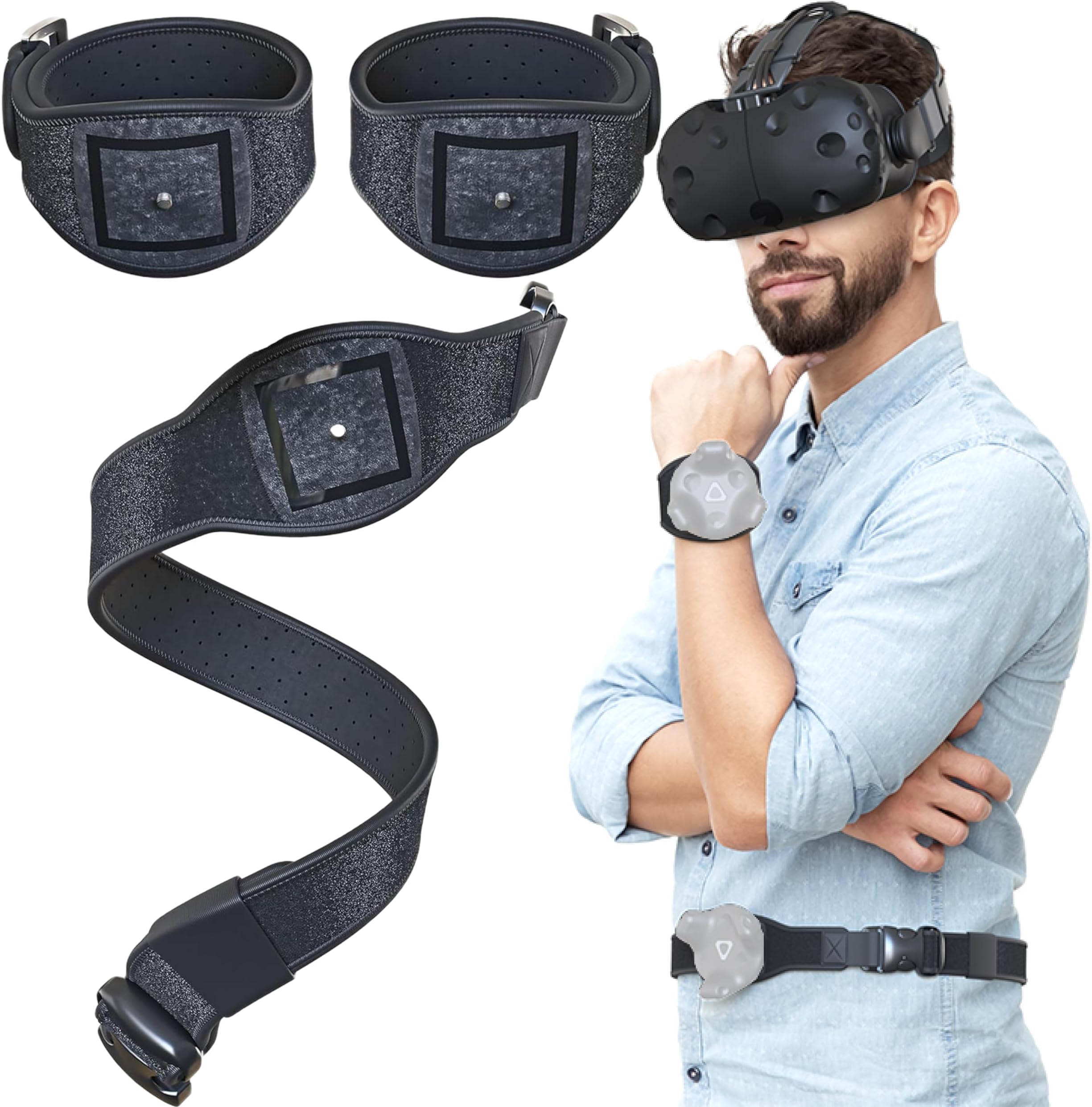 Amazon.com: HTC 3 Pack VR VIVE Tracker (3.0) - with Rebuff Reality ...