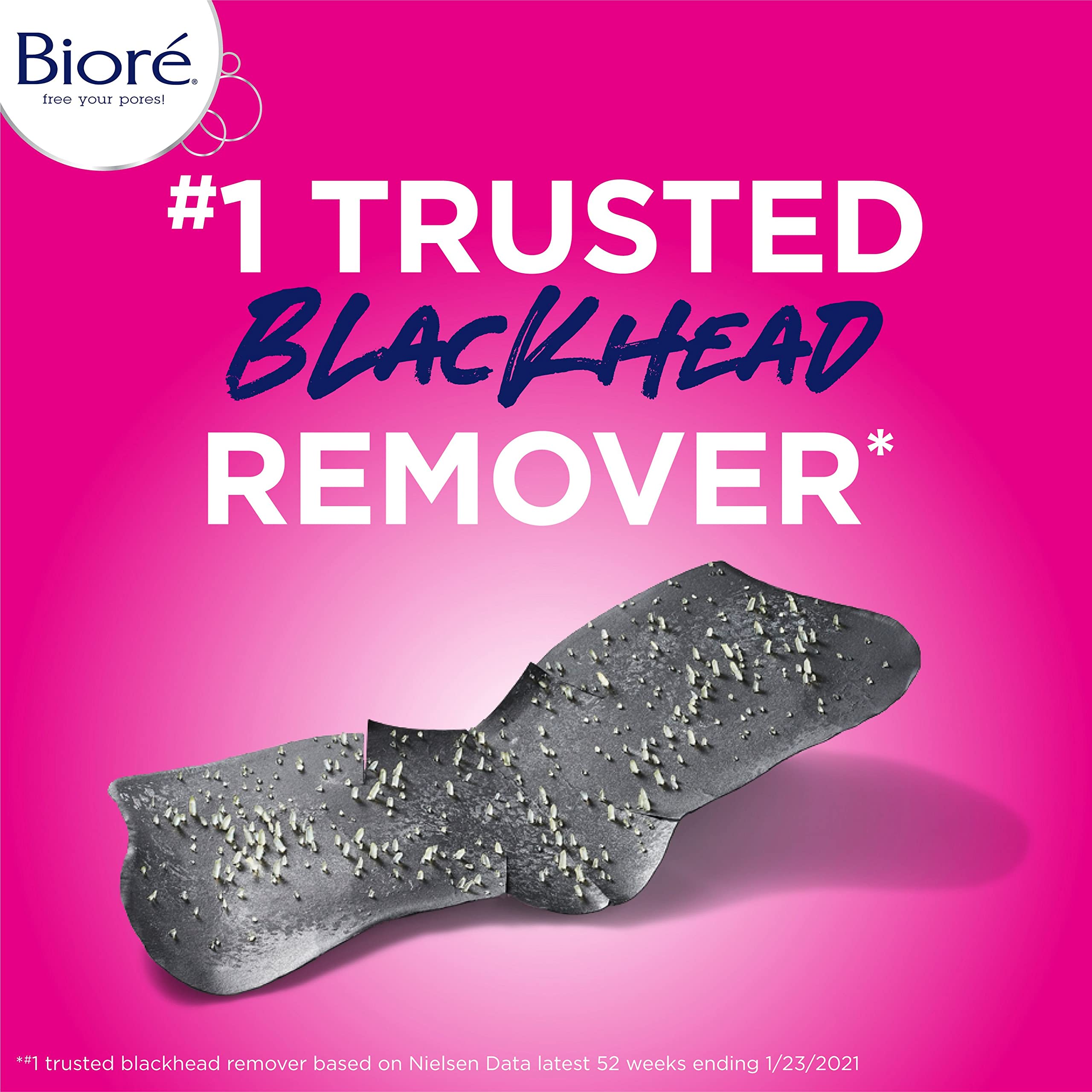 Bioré Charcoal, Deep Cleansing Pore Strips, Nose Strips for Blackhead ...