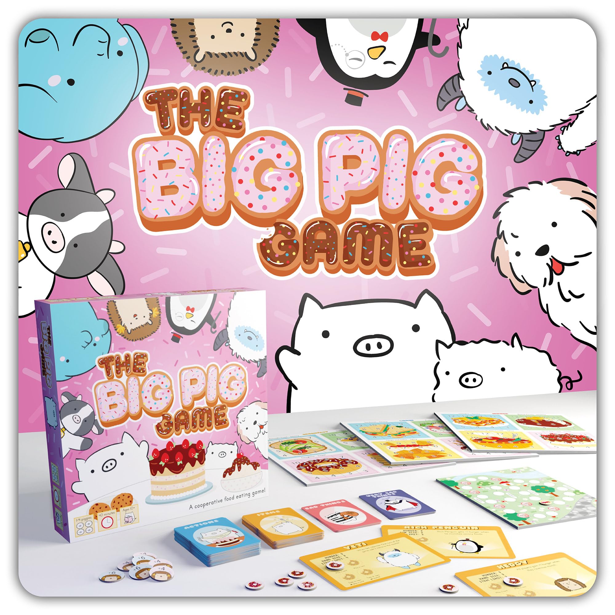Amazon.com: The Big Pig Board Game - A Cooperative, Cute, and ...