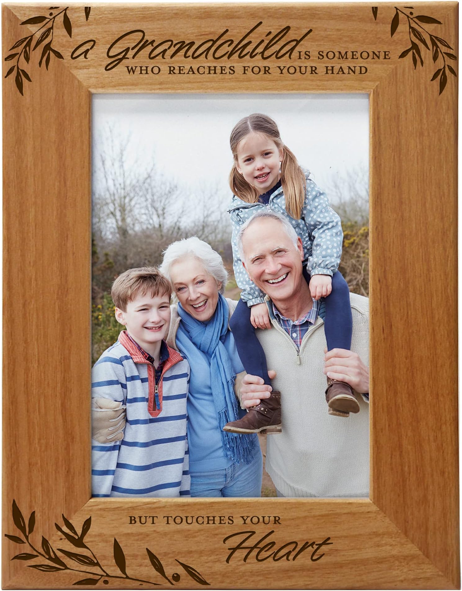 Amazon.com - Grandma & Grandpa You Are Loved, Engraved Black Metal ...