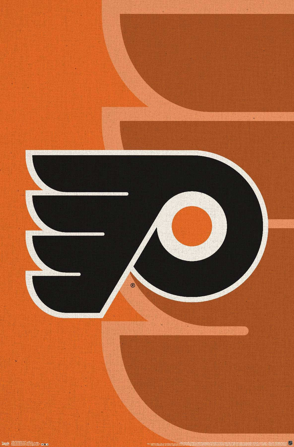 Amazon.com: Trends International NHL Philadelphia Flyers - Logo 14 Wall ...