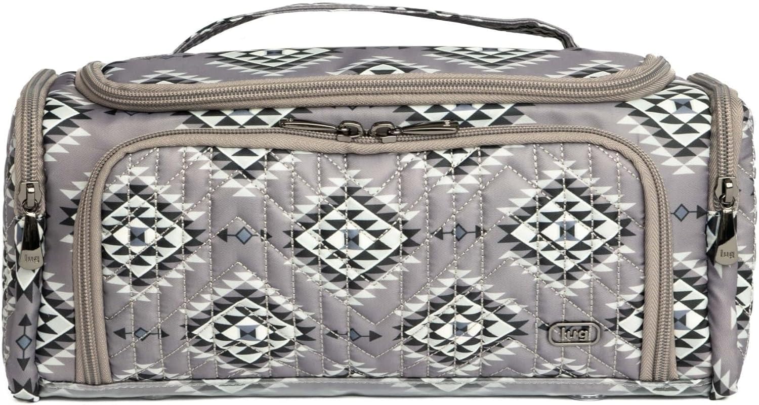 Amazon.com: Lug Guild Collection Classic Trolley Cosmetic Case, CRYSTAL ...