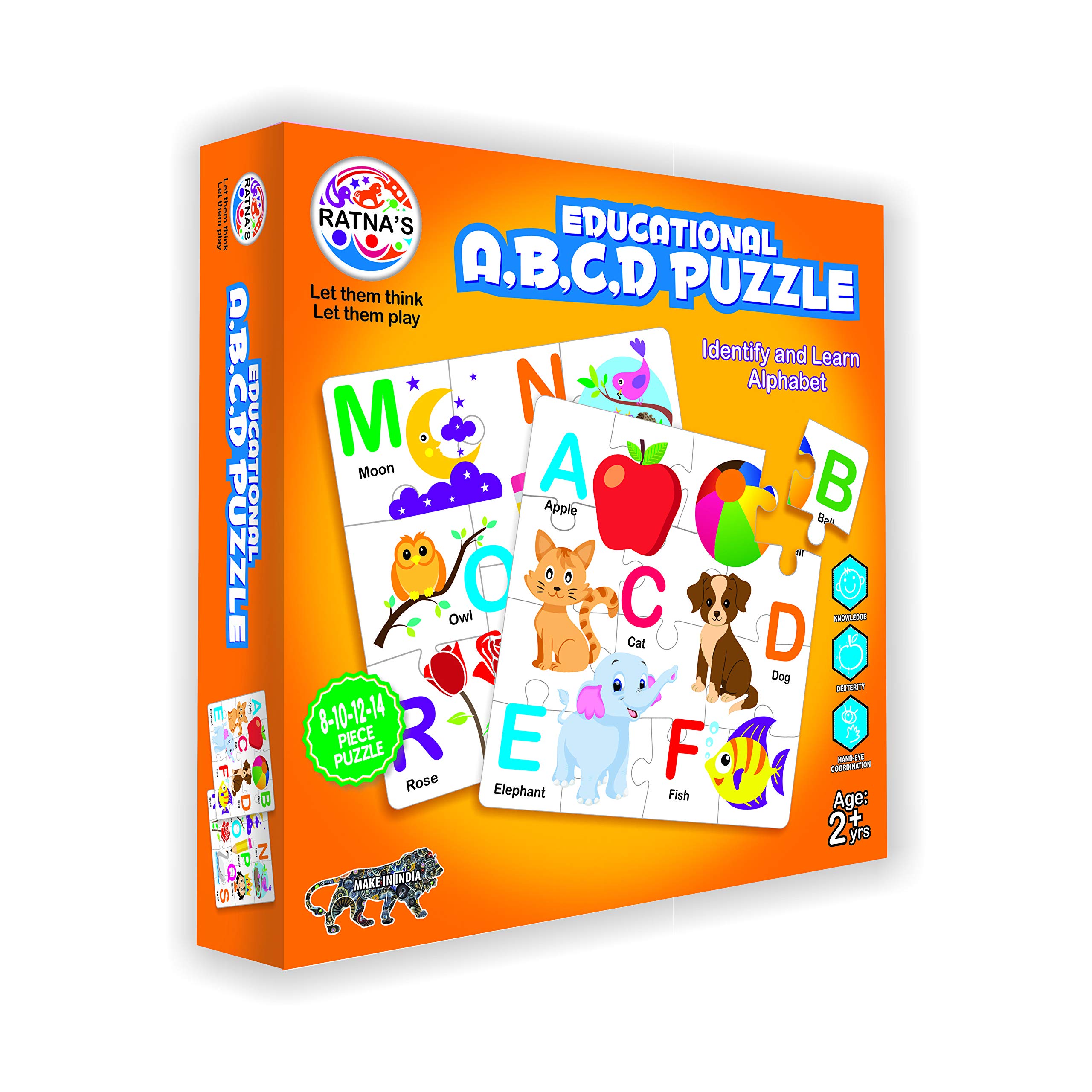 Buy Ratna's Educational ABCD Puzzle Online at Low Prices in India ...