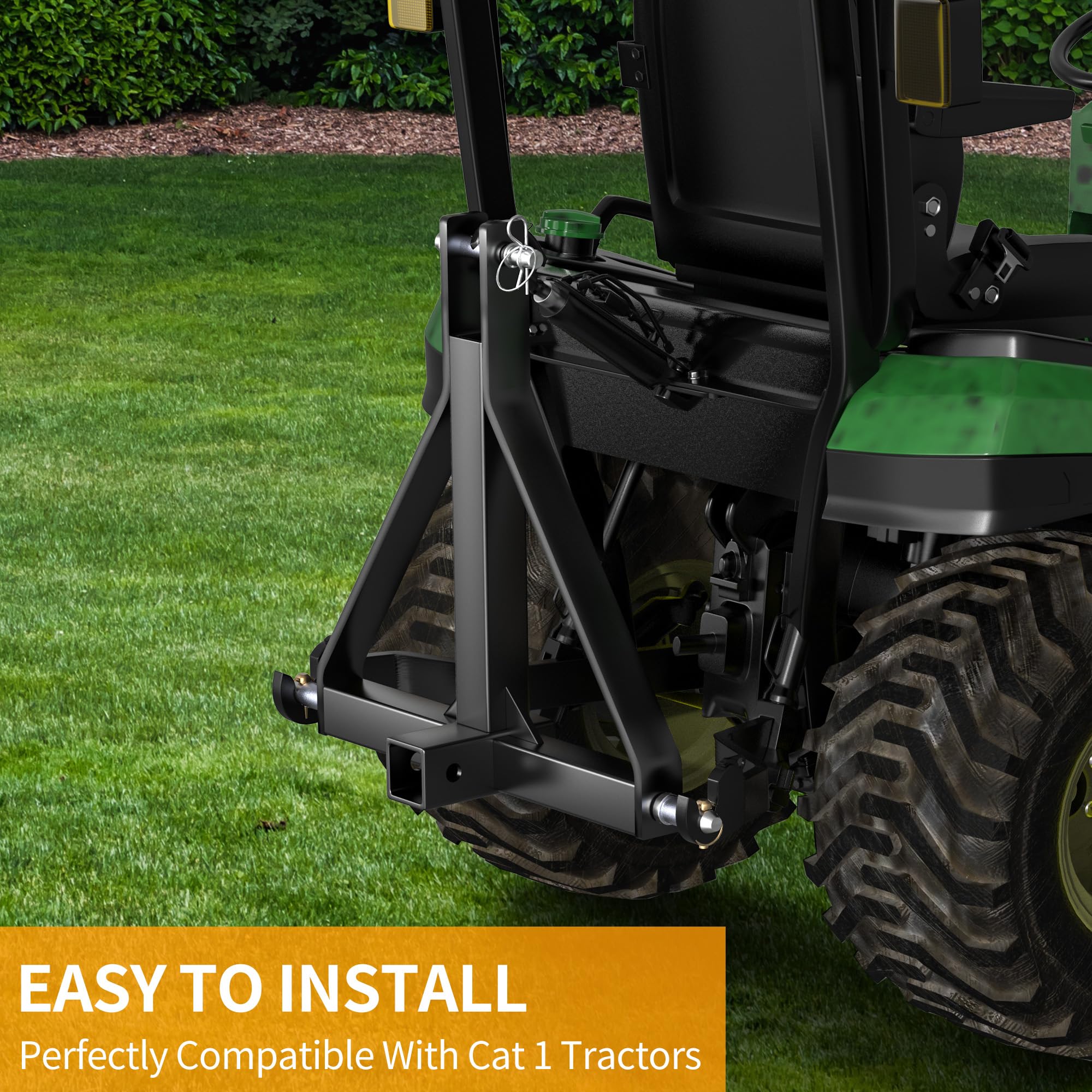 Snapklik.com : YINTATECH 3 Point Hitch Receiver