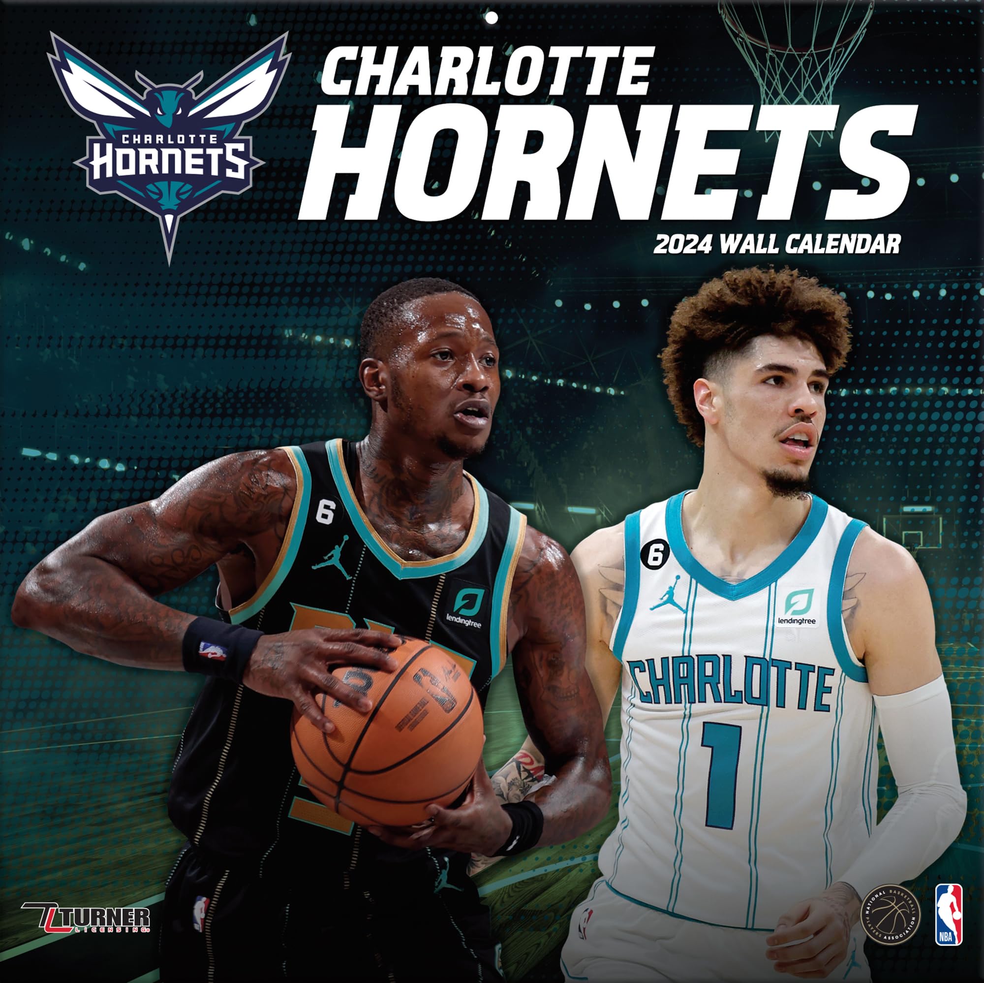 Amazon.com: Turner Sports Charlotte Hornets 2024 12X12 Team Wall ...
