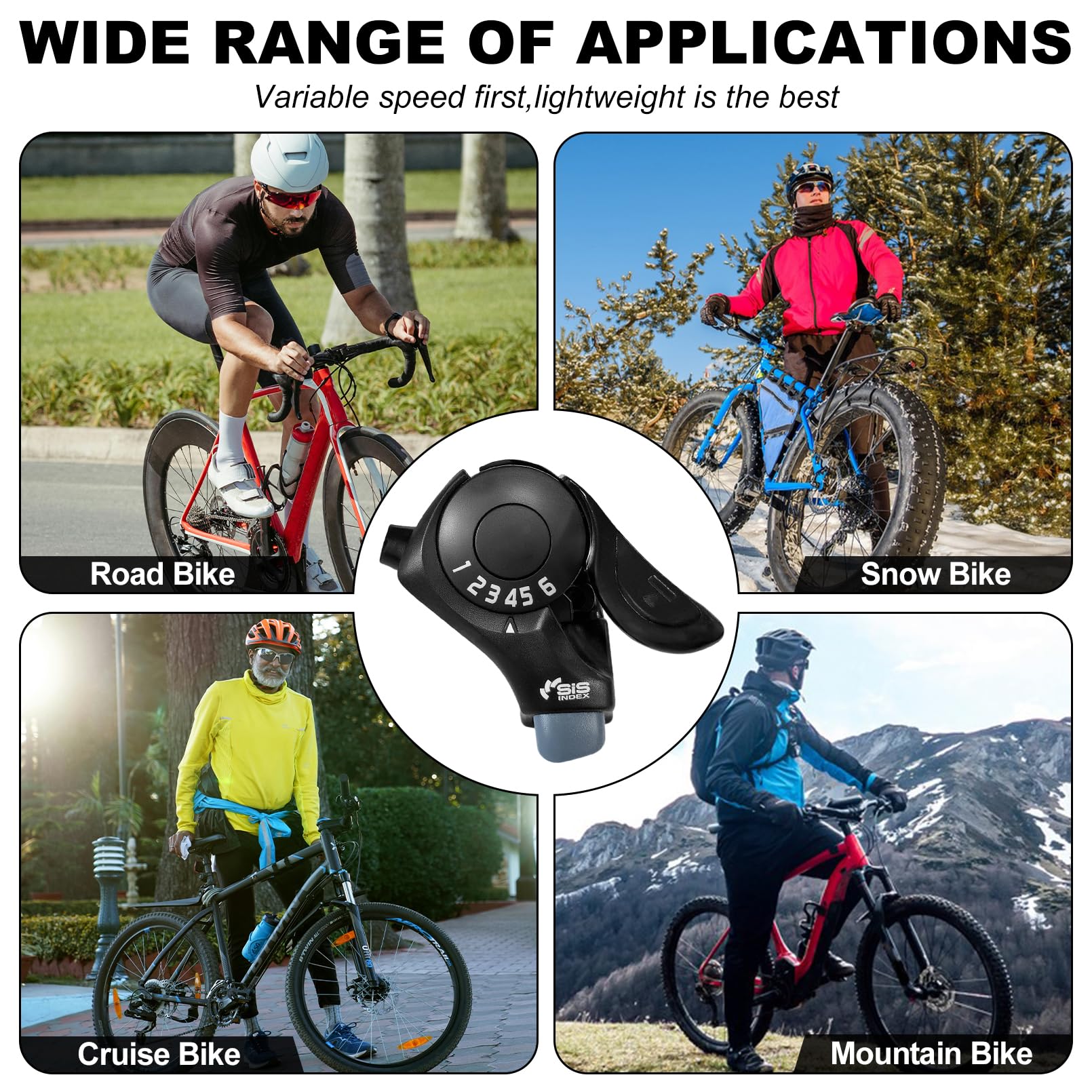 Snapklik.com : Bike Shifter SL-TX30-6R, 6 Speed Bike Right Thumb Shift Lever For Mountain City ...