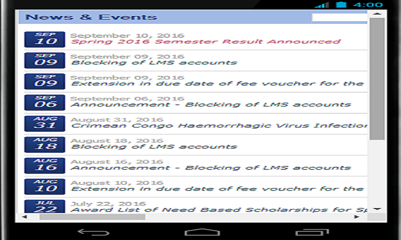 Virtual university Notice board:Amazon.de:Appstore for Android