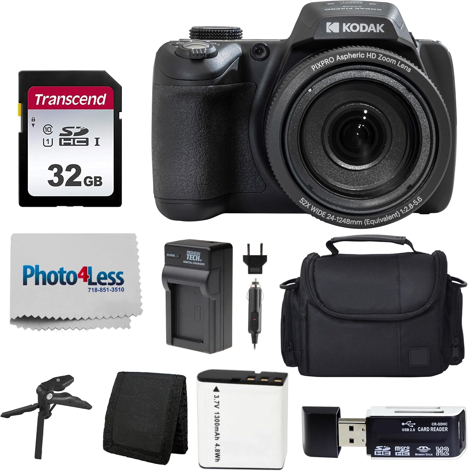 Amazon.com : Kodak PIXPRO AZ528 16 MP Full HD Video Digital Camera ...