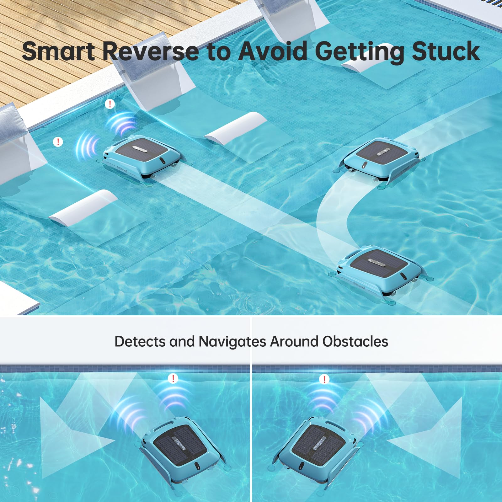 Pool Skimmer Robot Codless Obotic Sola Pool Skimme: 2025 Automatic Obot ...