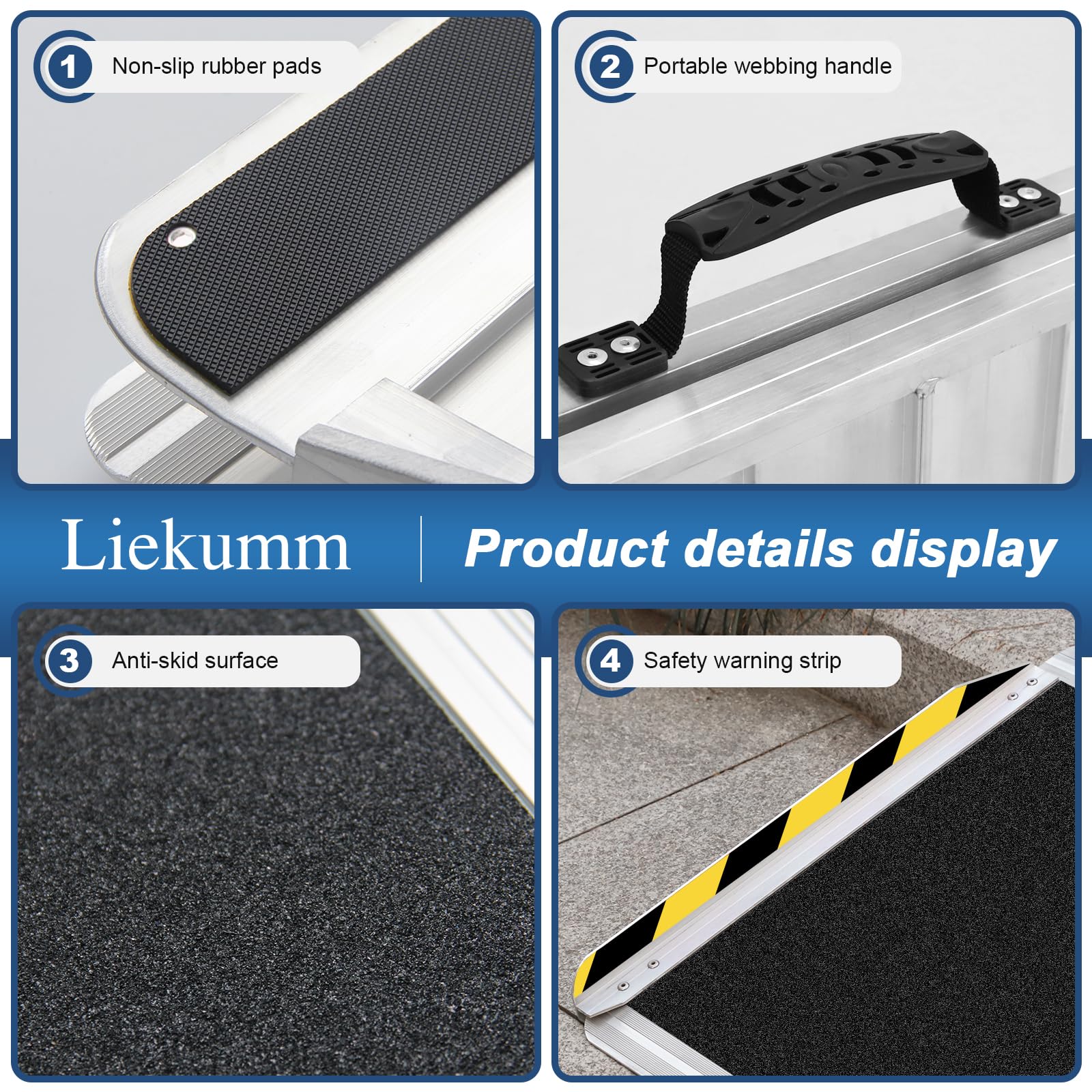 Snapklik.com : 2FT Portable Wheelchair Ramp,600LBS Capacity,Ramps For ...