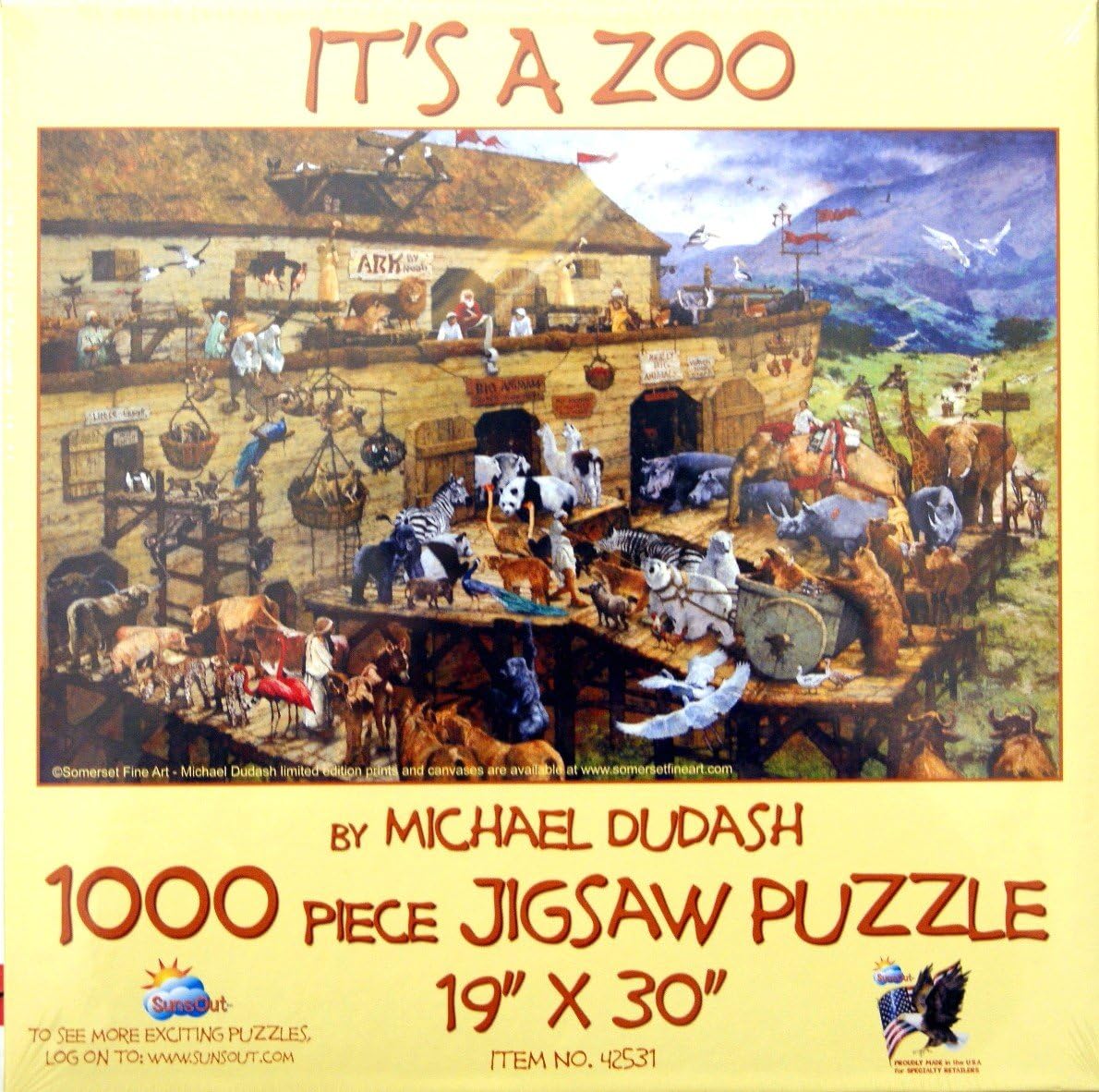 Amazon.com: It's a Zoo 1000 pc Jigsaw Puzzle : Toys & Games