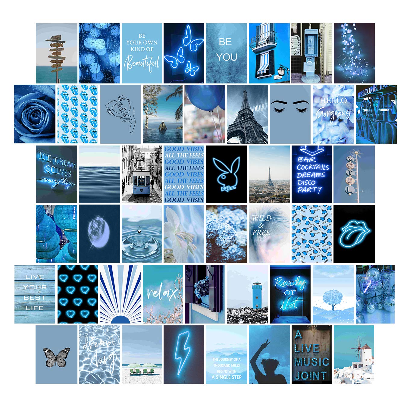 Wall Collage Kit Photo Wall Collage Set Aesthetic Collage Print ...