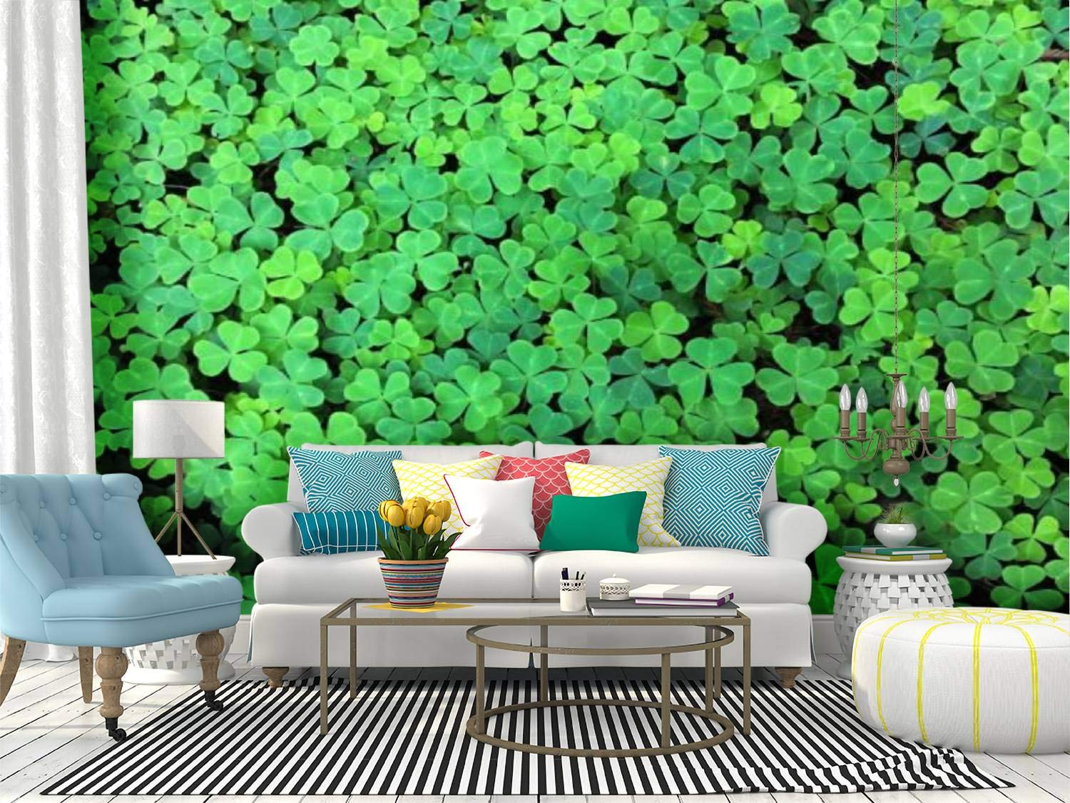 4 Leaf Clovers Wallpaper