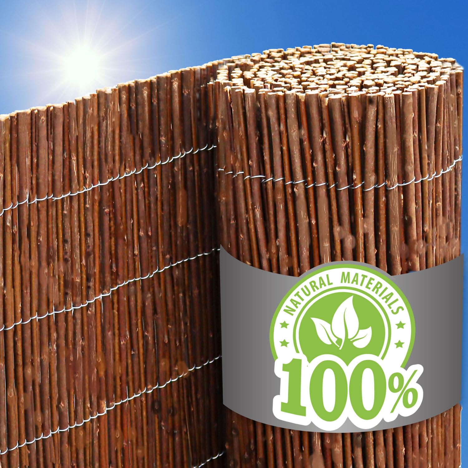 Buy UrFenceYour Oasis: 100x500 Willow Fence Screening Roll - Garden ...