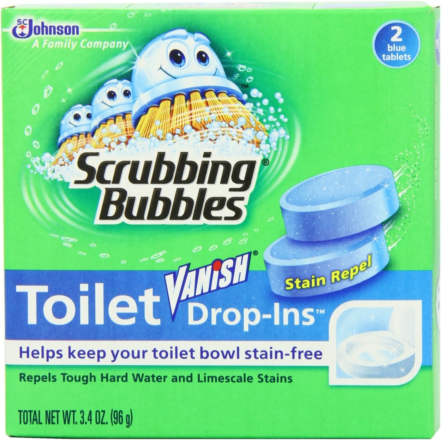 Amazon.com: Vanish Scrubbing Bubbles Drop-Ins, 1.7 Oz, Pack of 12 ...