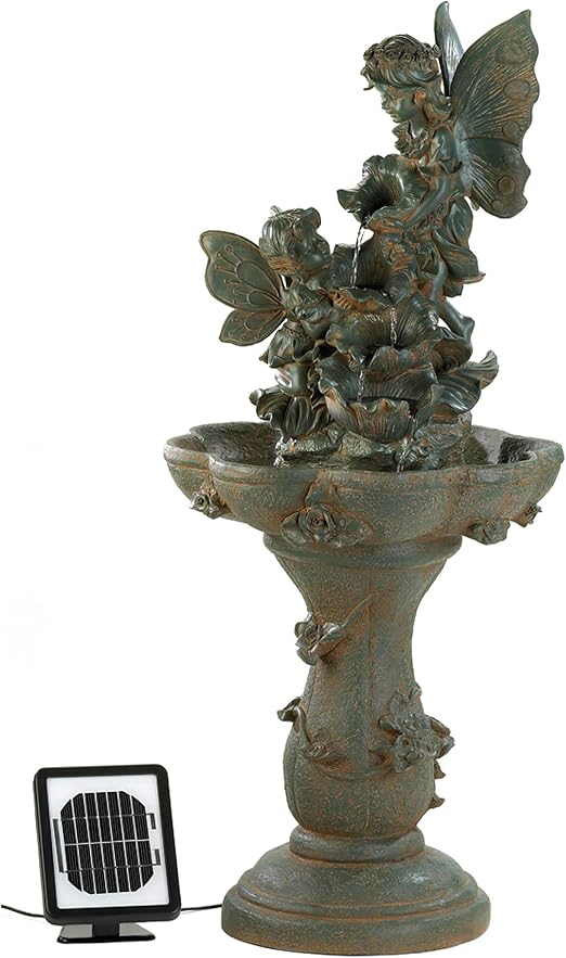 Amazon.com: Accent Plus Fairy Solar Water Fountain : Patio, Lawn & Garden