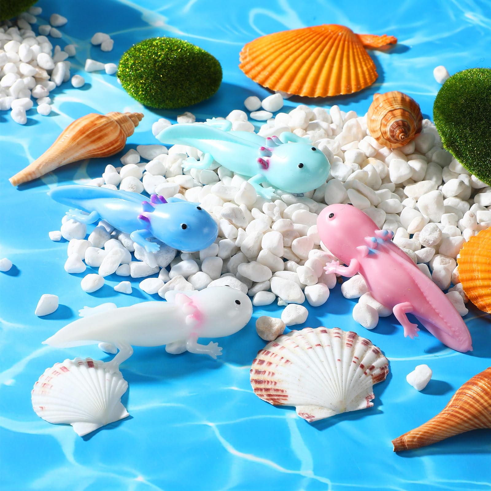 Snapklik.com : 48 Pcs Rubber Axolotl Slingshot Sensory Fidget Toy ...