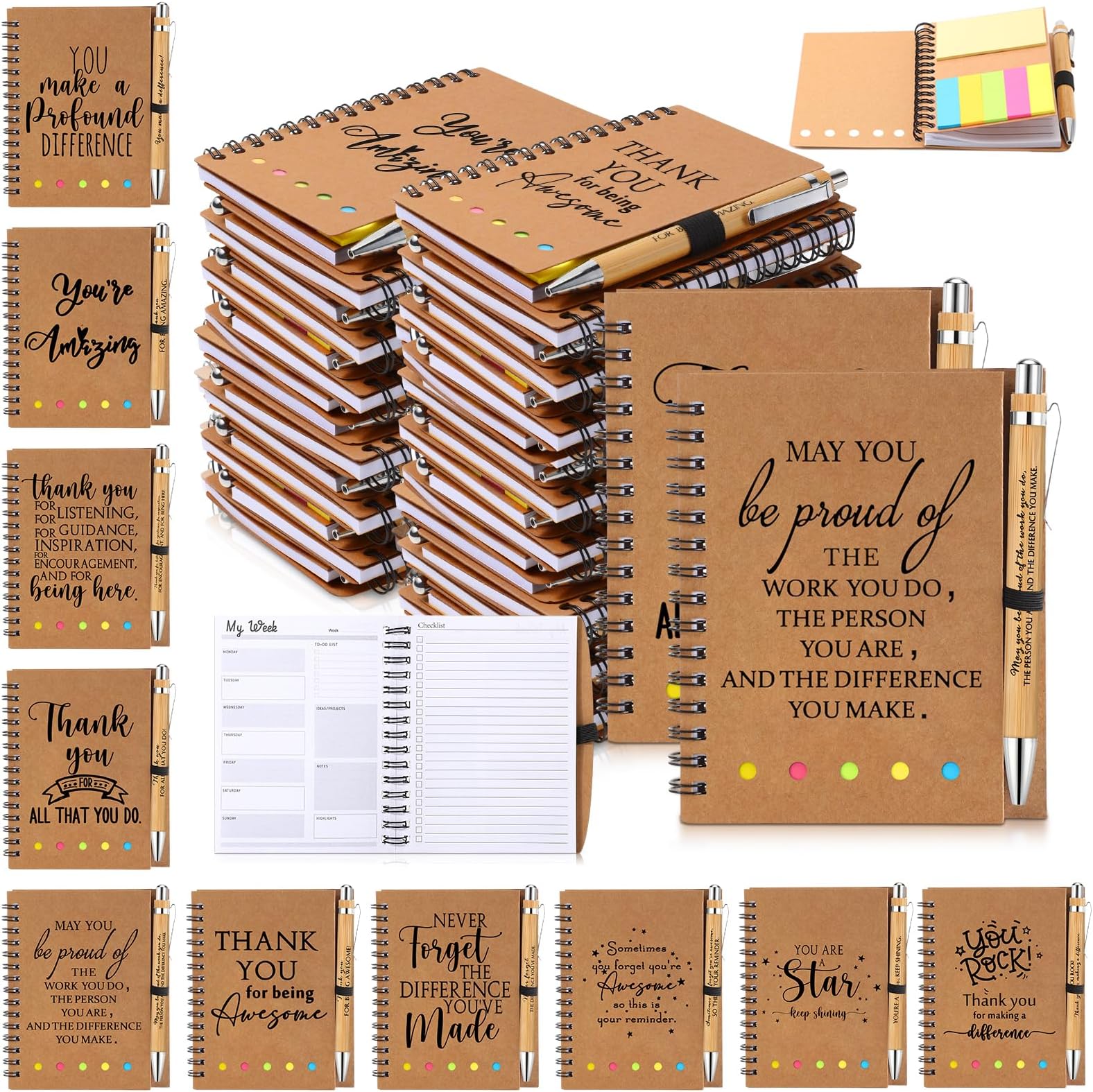 Amazon.com : Tellingyou 20 Set Team Employee Appreciation Gifts ...