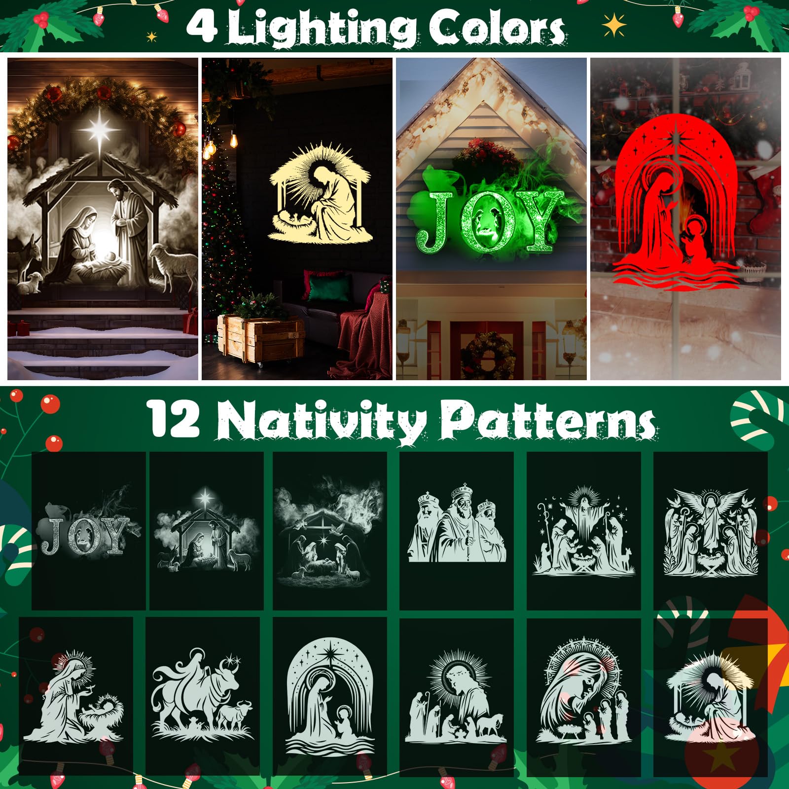 Christmas Projectors Nativity Scenes