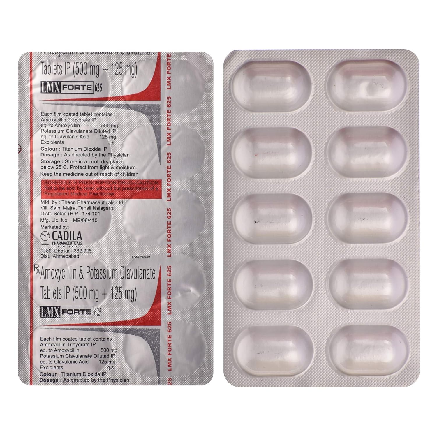 LMX Forte 625 - Strip of 10 Tablets : Amazon.in: Health & Personal Care