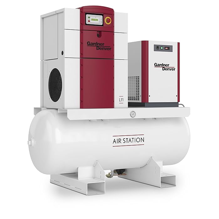 Buy Gardner Denver L-Series 15 HP Rotary Screw Compressor Mounted on a ...