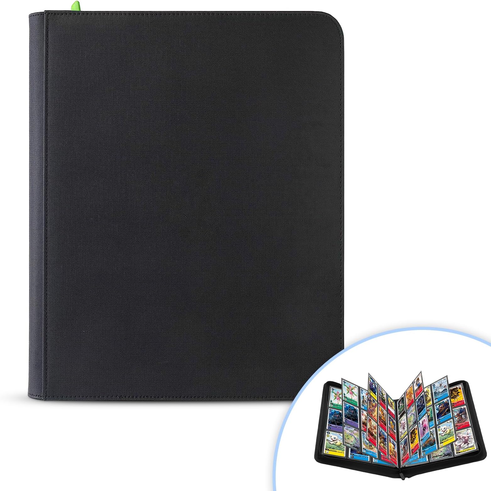 Amazon.com: 4 Pocket Card Binder for 400 Standard Trading Cards ...