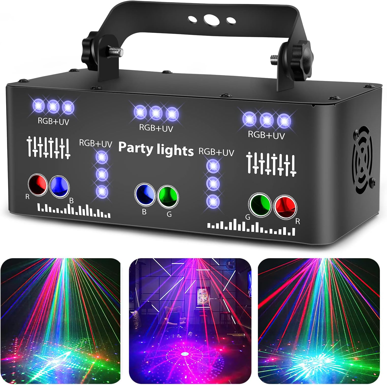 LED BAR DMX Black Light UV Tube Ultraviolet Strip Lighting DJ Disco ...