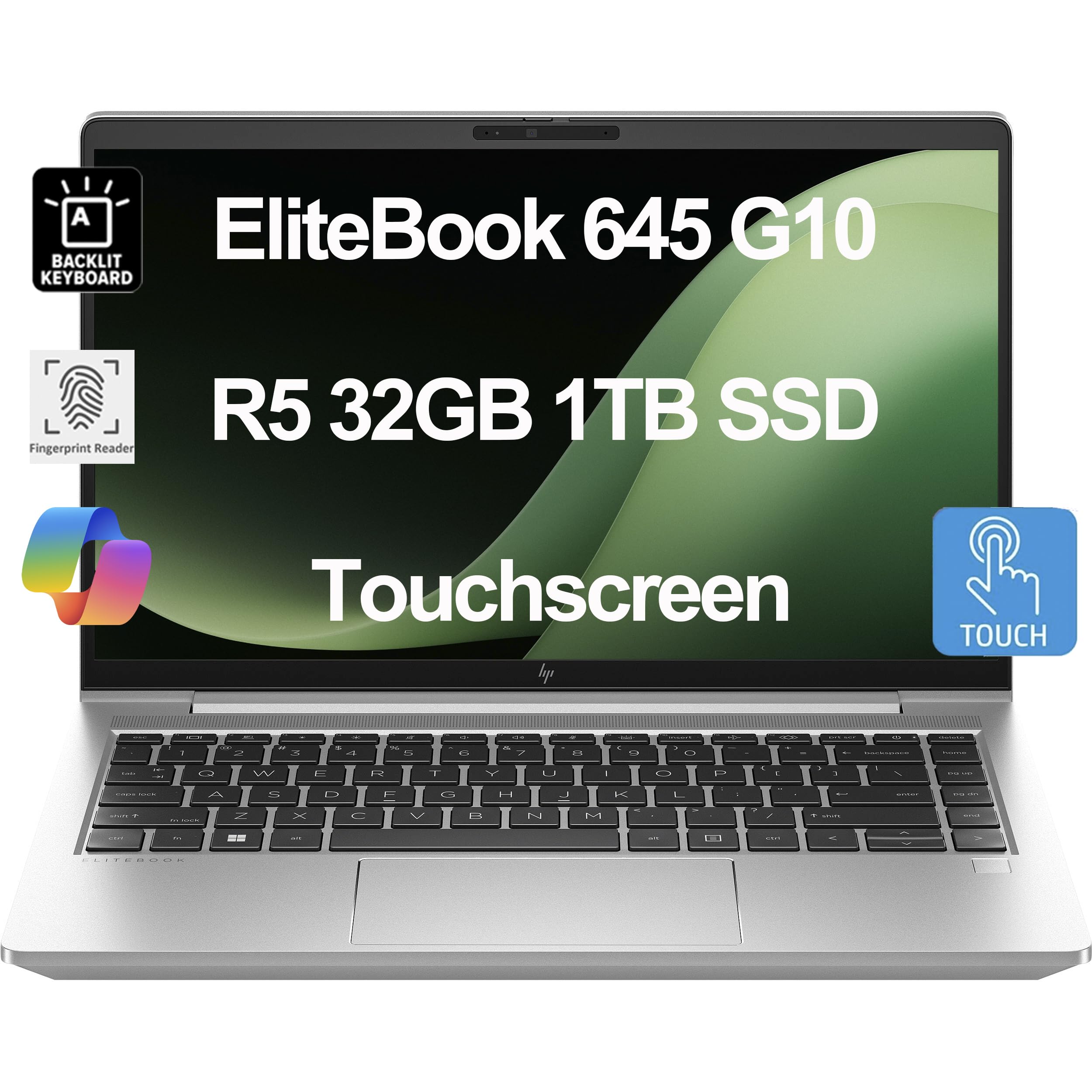Amazon.com: HP EliteBook 645 G10 Business Laptop (14" FHD Touchscreen ...